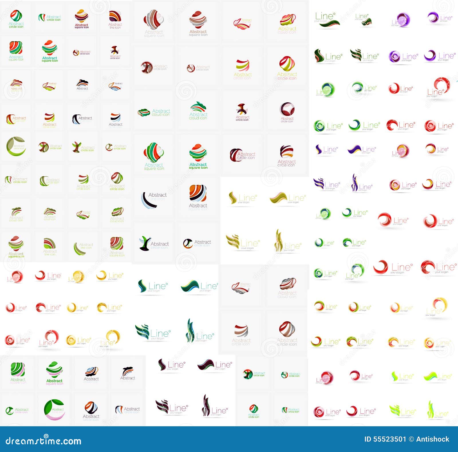 Logo Mega Collection Vector Illustration | CartoonDealer.com #47254796