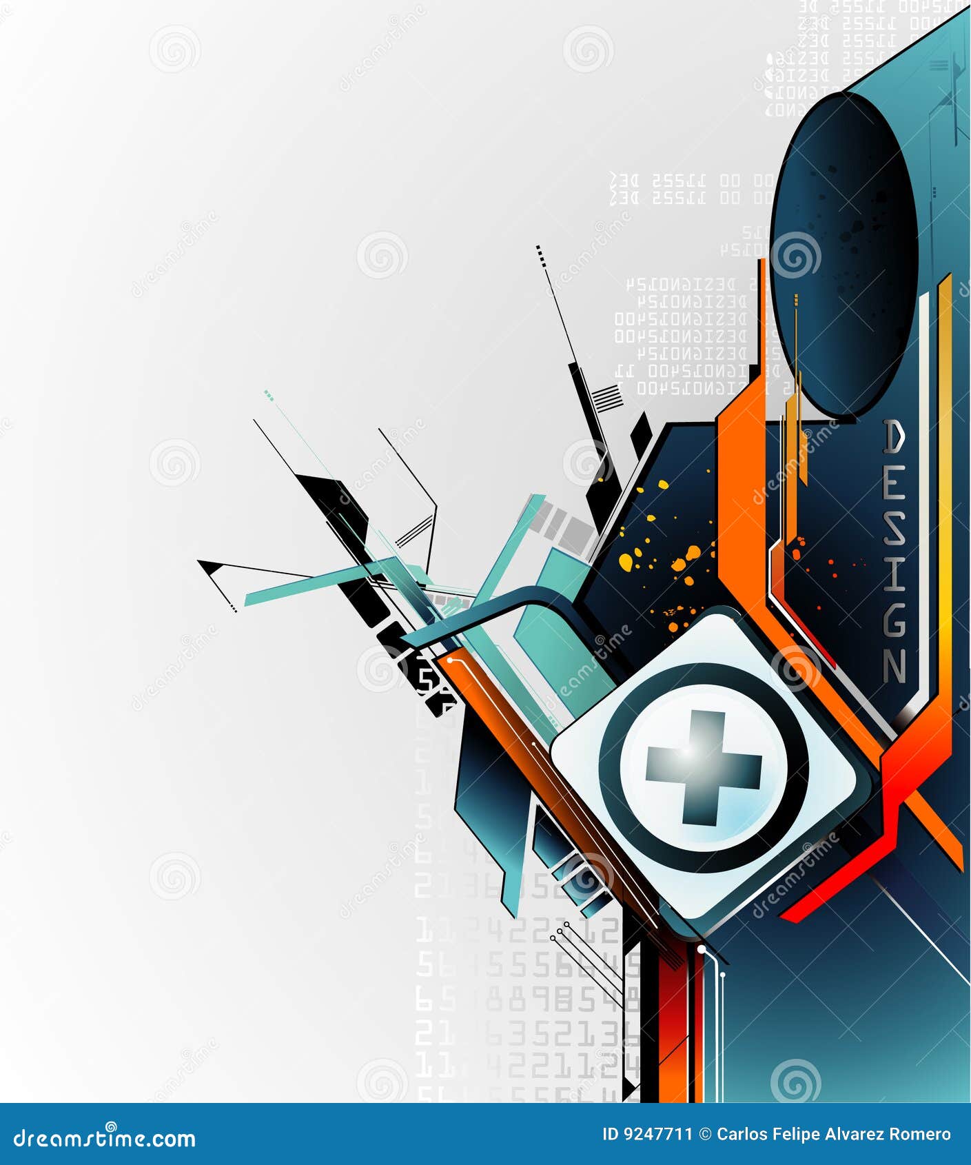 Vector Abstract Composition Stock Vector - Illustration of white ... Vector Abstract Composition Stock Vector - Illustration of white ...