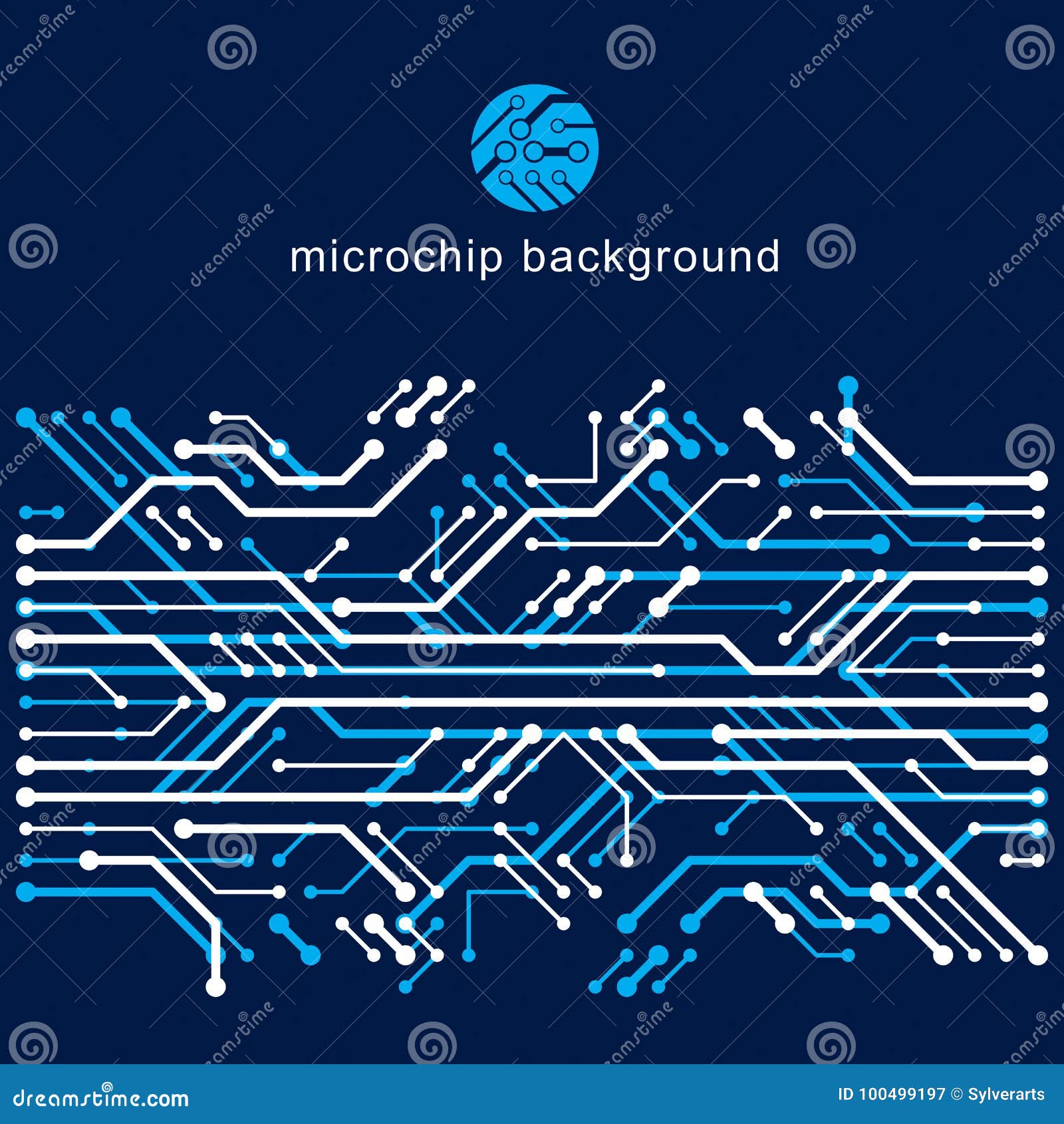 Vector Abstract Computer Circuit Board Illustration, Technology Stock ...