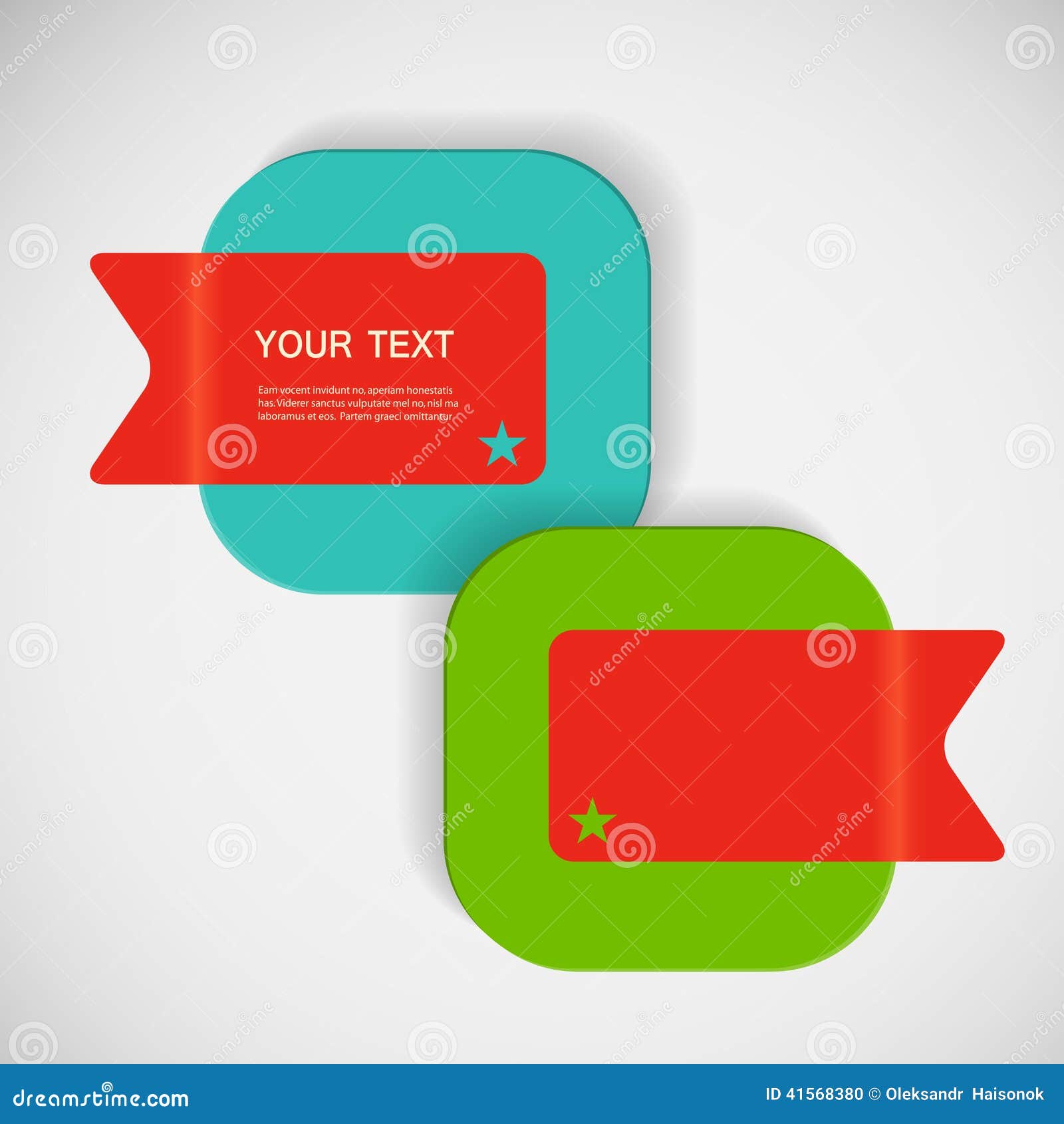 Vector Abstract Creative Square Color Box Stock Vector - Illustration ...