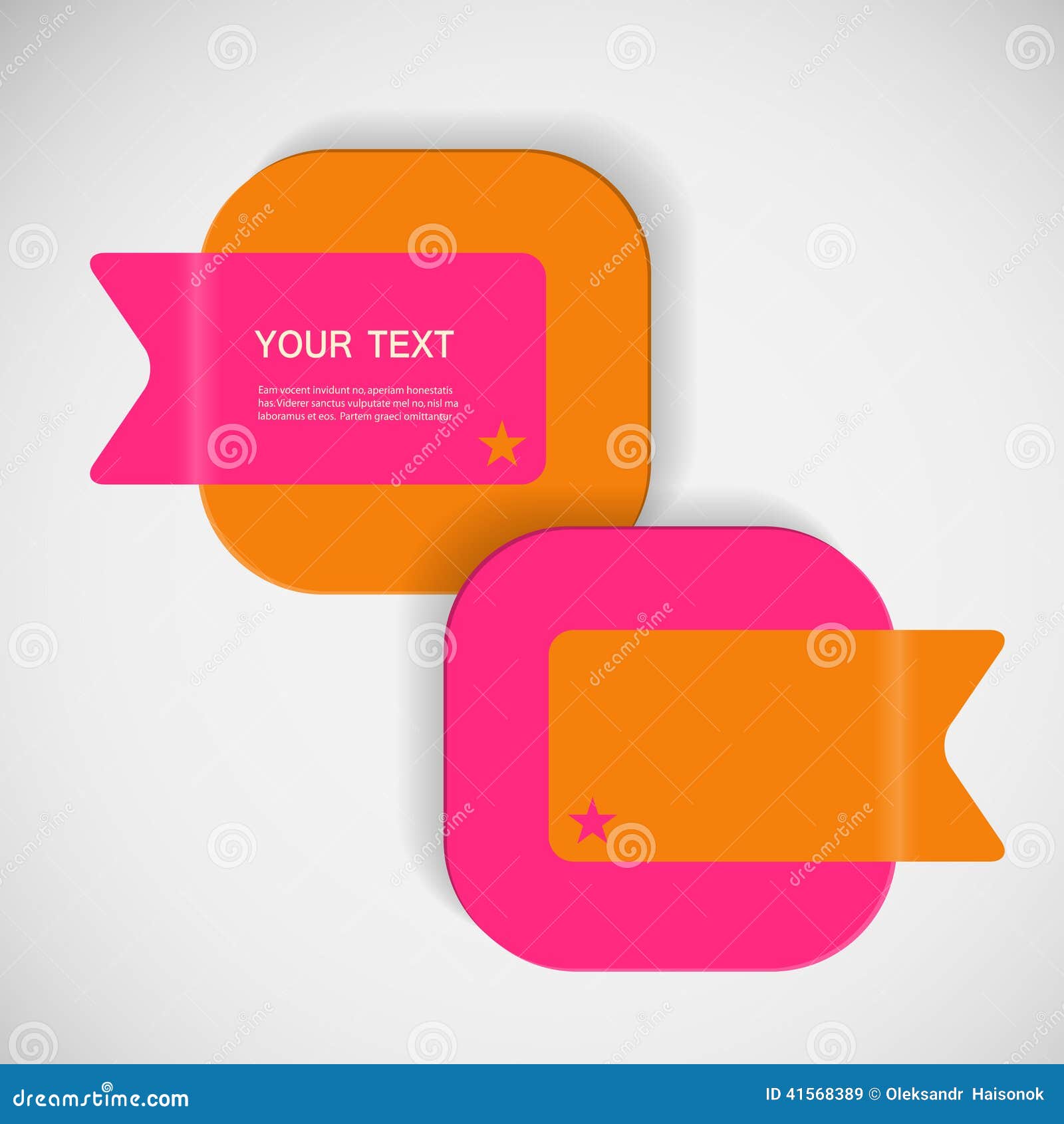 Vector Abstract Creative Square Color Box Stock Vector - Illustration ...