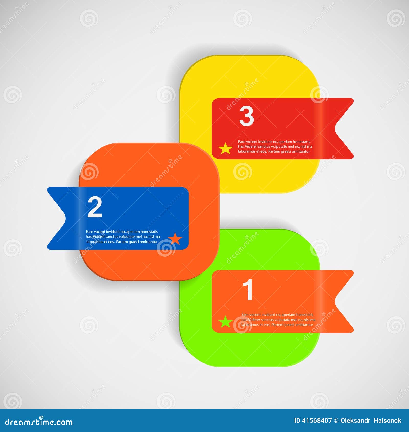 Vector Abstract Creative Square Color Box Stock Vector - Illustration ...