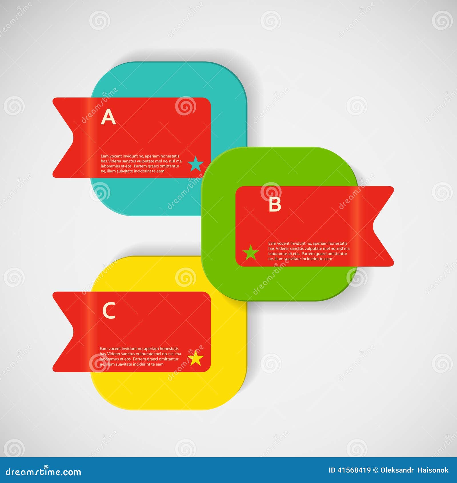 Vector Abstract Creative Square Color Box Stock Vector - Illustration ...