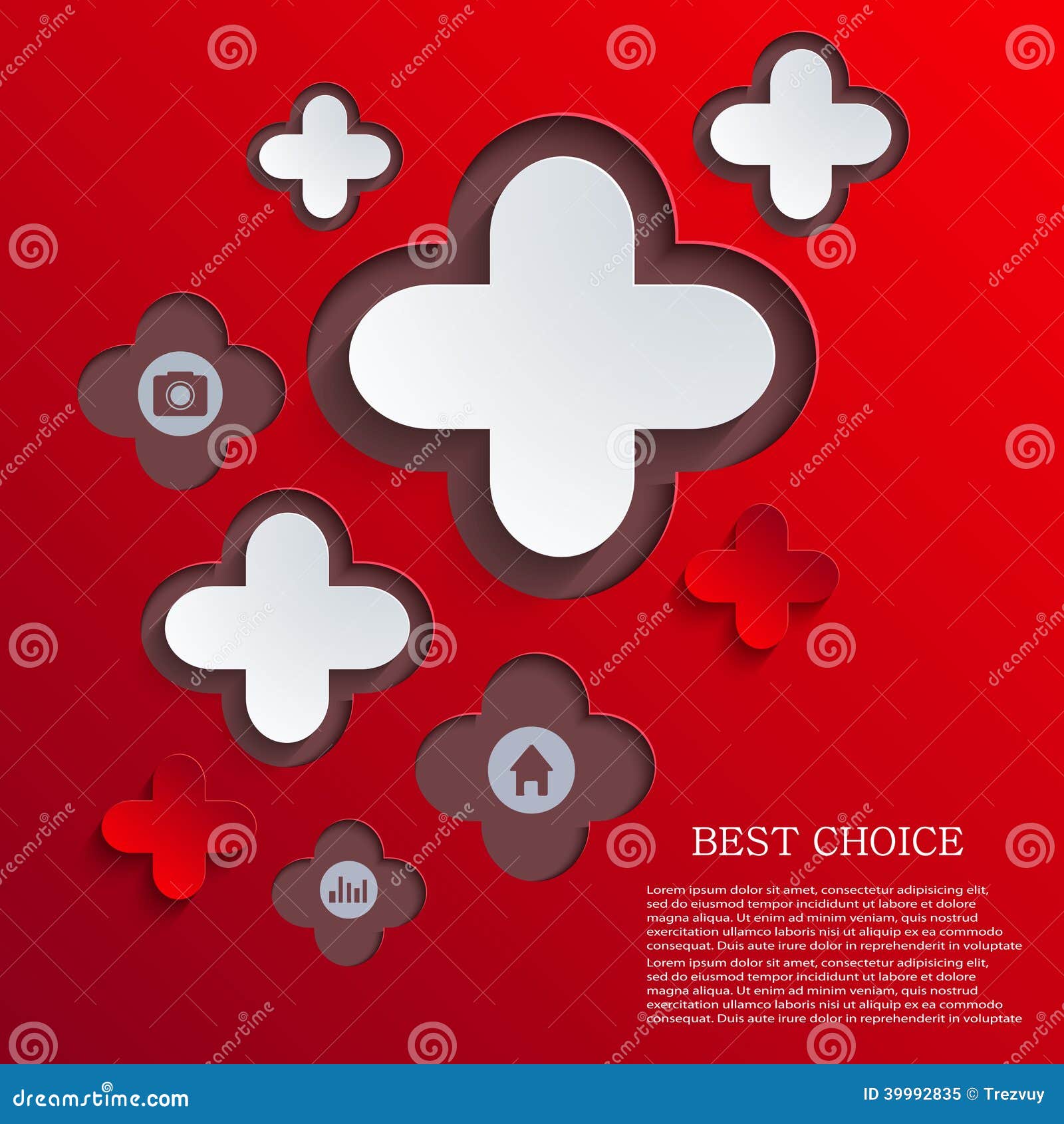Vector Abstract Cross Background Stock Vector - Illustration of element ...