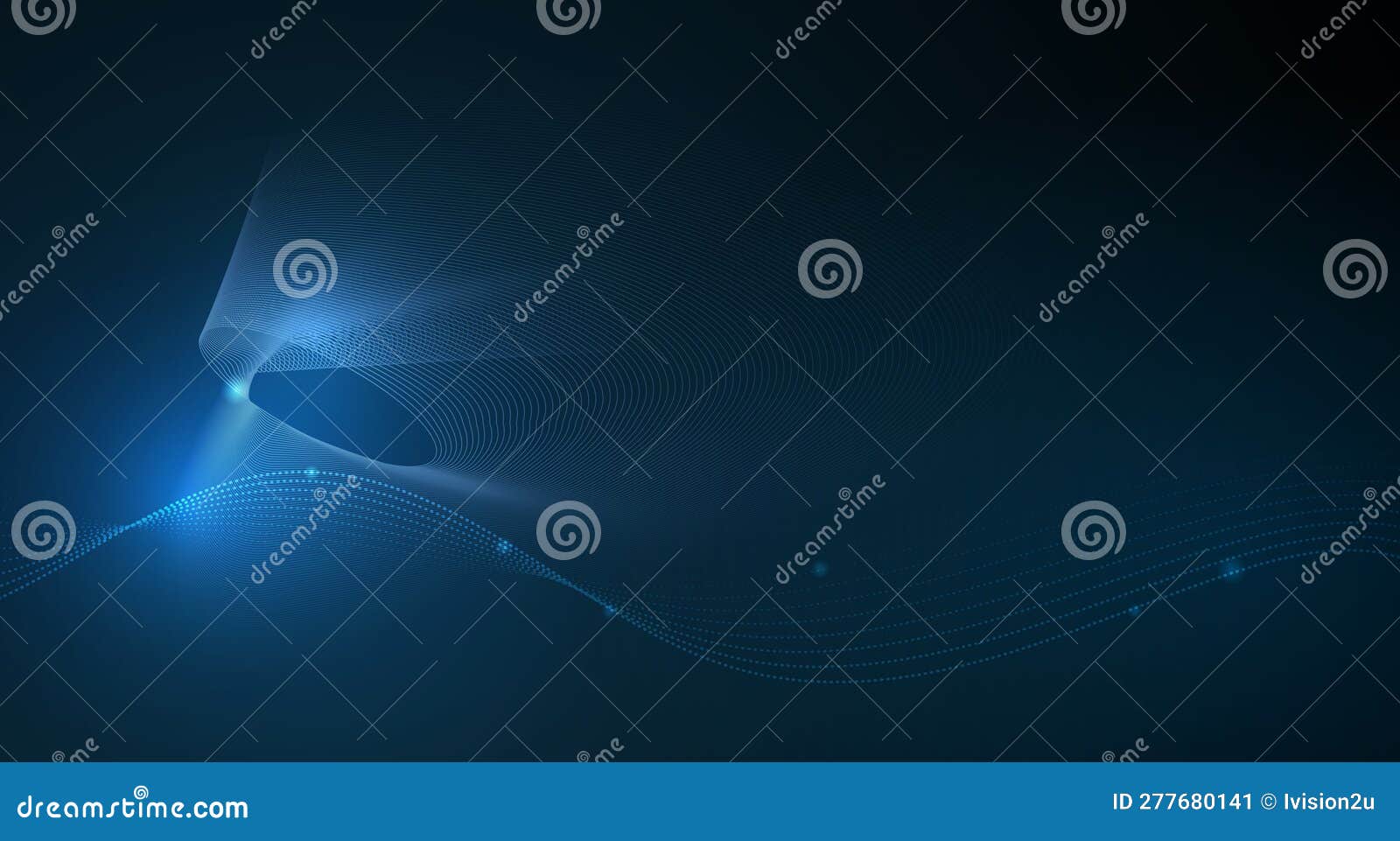 Vector Abstract Cyberspace and Blue Line Pattern Movement, Graphic ...