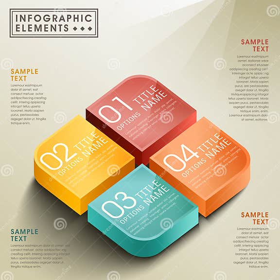 Vector Abstract 3d Box Infographics Stock Vector - Illustration of ...
