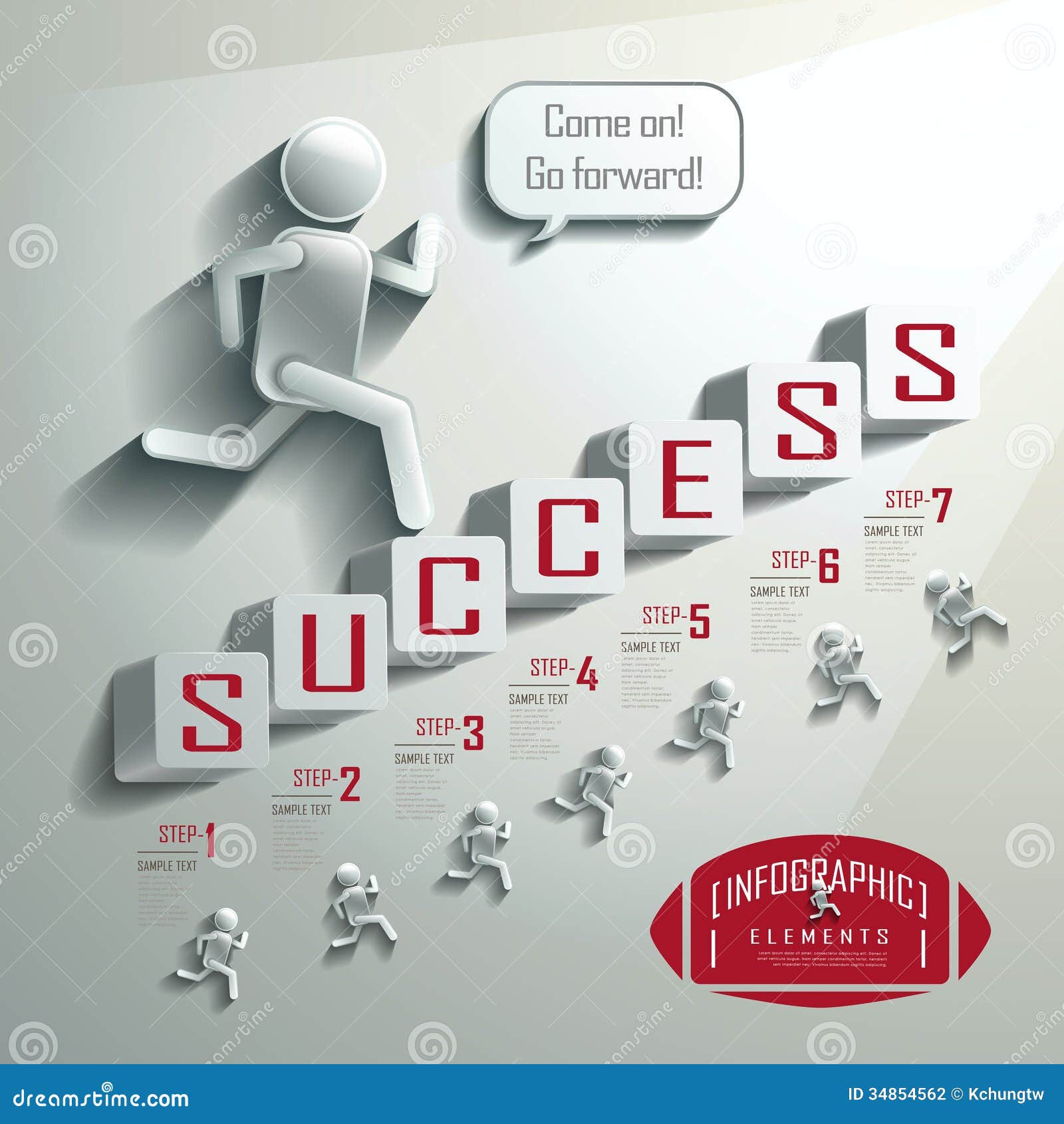 Vector Abstract 3d Man Symbol Infographics Stock Vector - Illustration ...