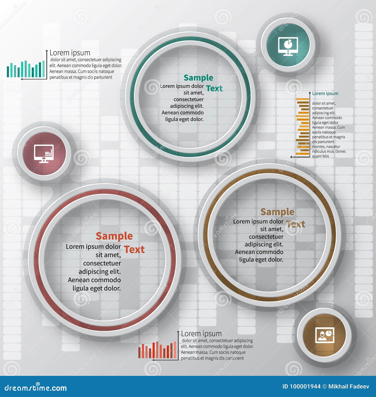 Abstract 3D Paper Infographics Stock Vector - Illustration of creative ...