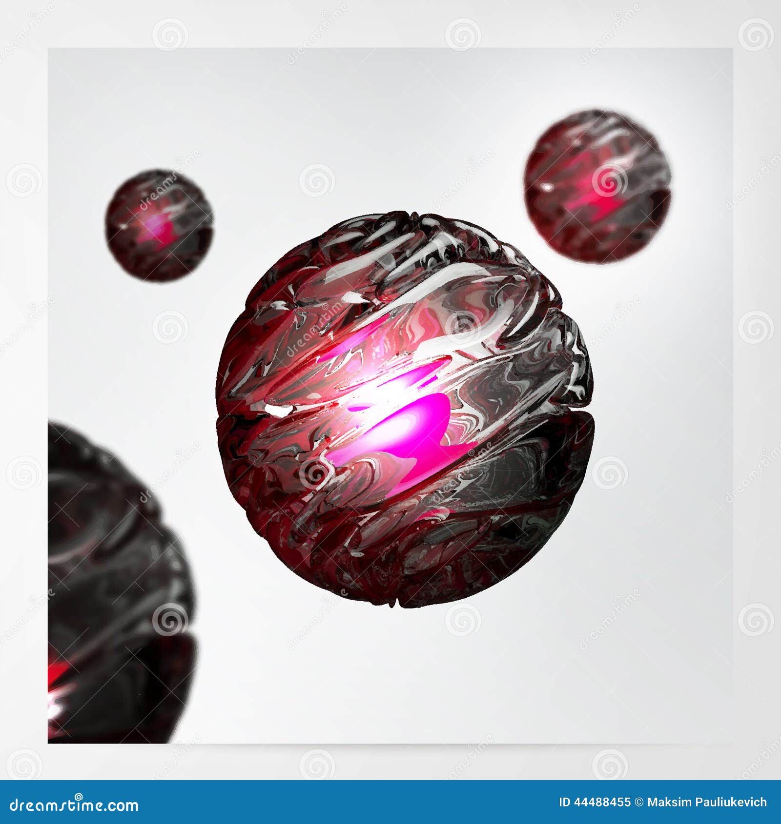 Vector Abstract 3d Sphere Background. Stock Vector - Illustration of ...