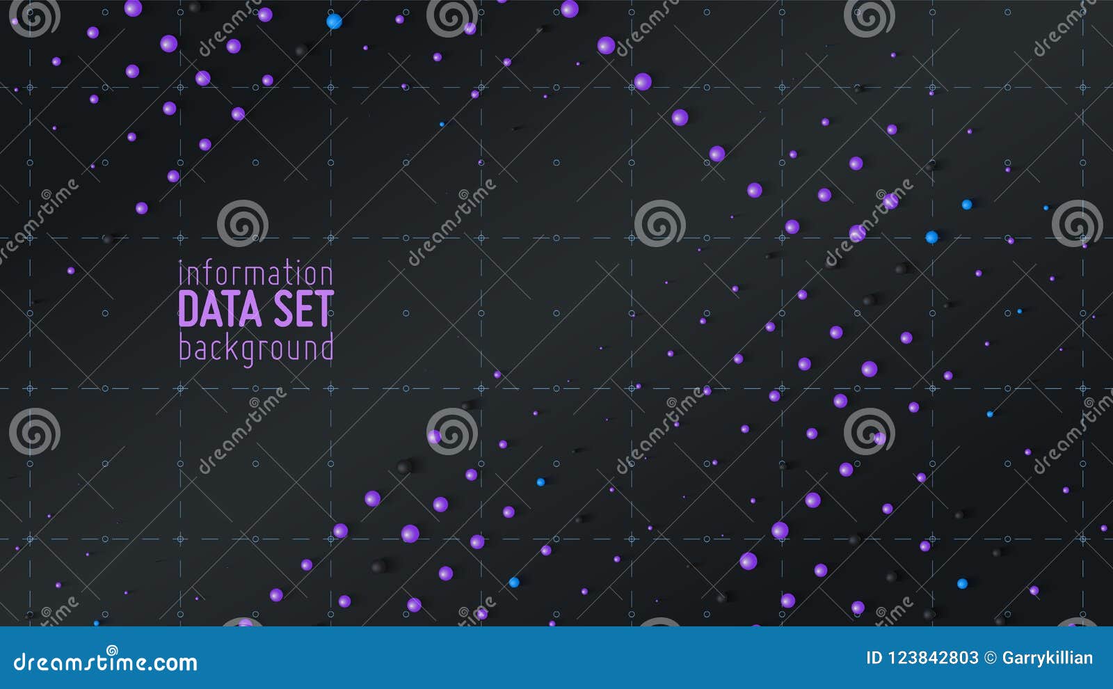 Vector Abstract Data Sorting Visualization Background. Big Data. Sorted ...