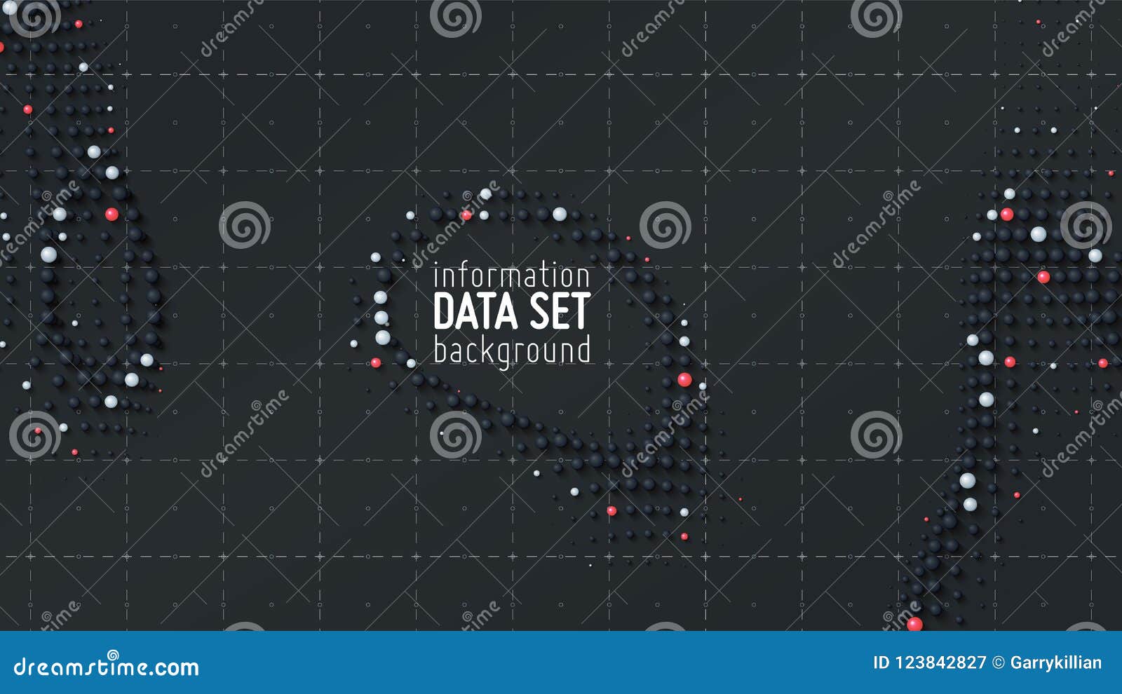 Vector Abstract Data Sorting Visualization Background. Big Data. Sorted ...