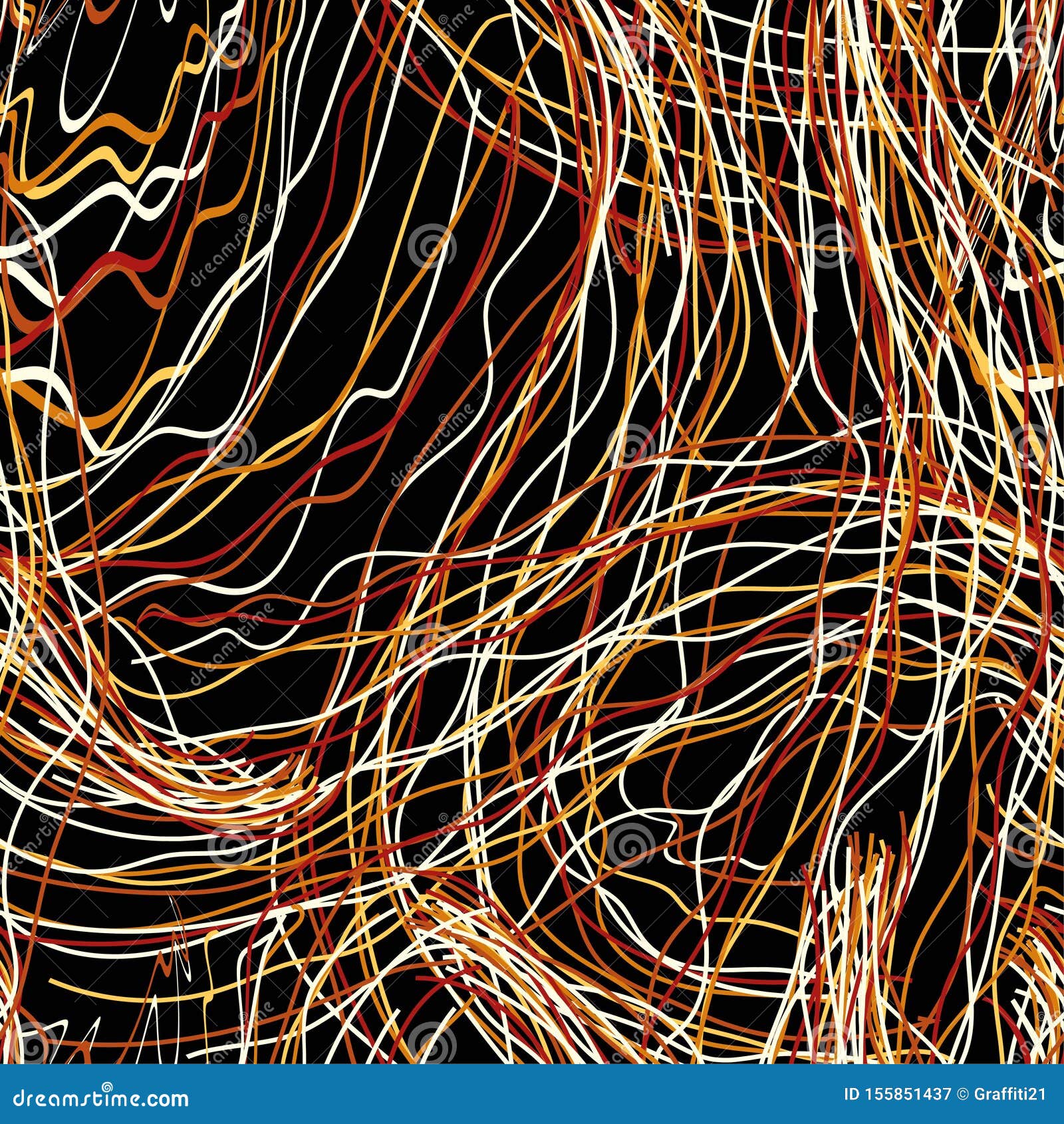 Vector Abstract Design Banner Template. Pattern Dynamic Lines. Stock ...