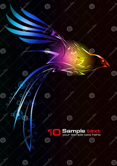 Vector Abstract Design. Bird. Stock Vector - Illustration of creative ...