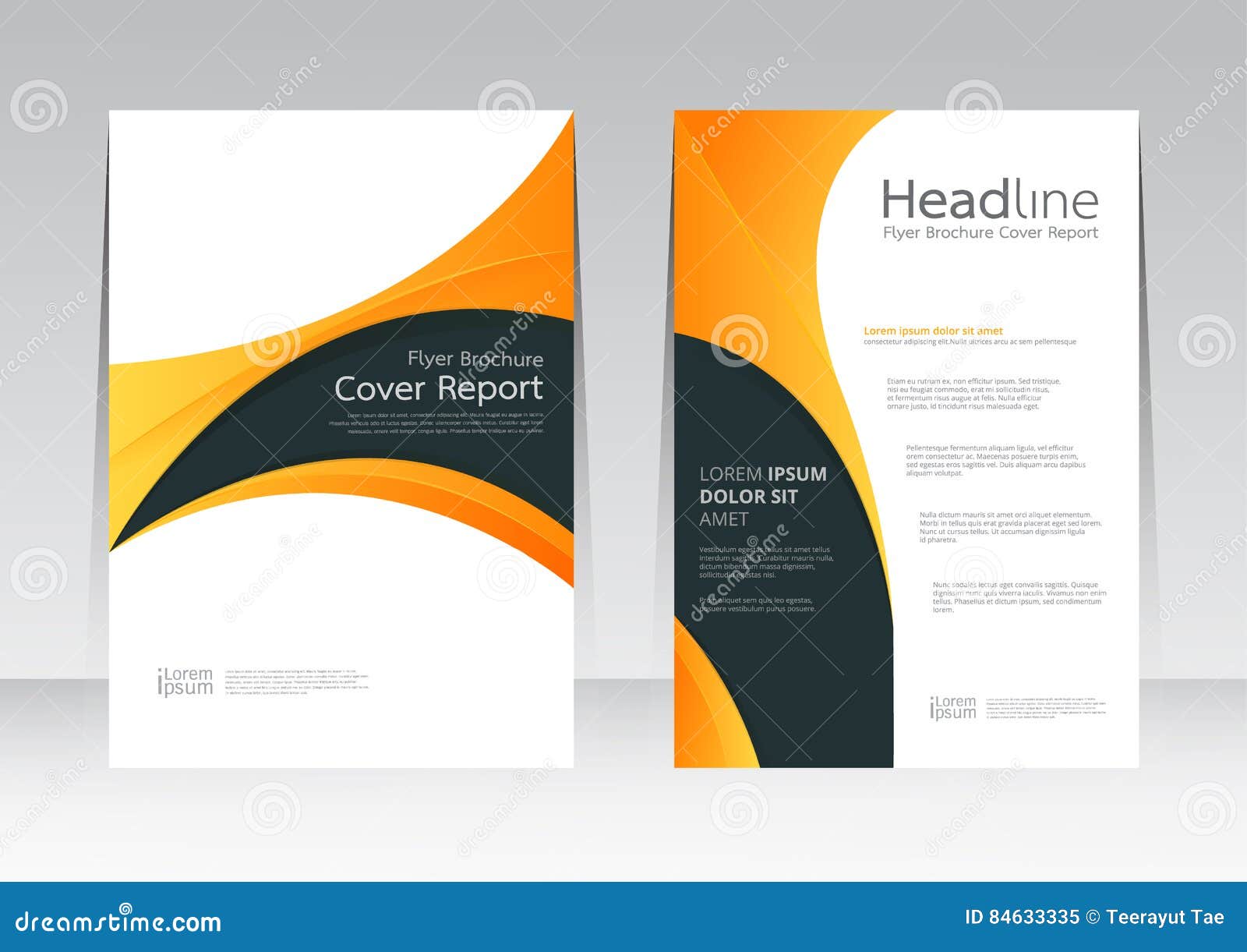 Vector Abstract Design Frame Cover Report Poster Template. Stock Vector ...