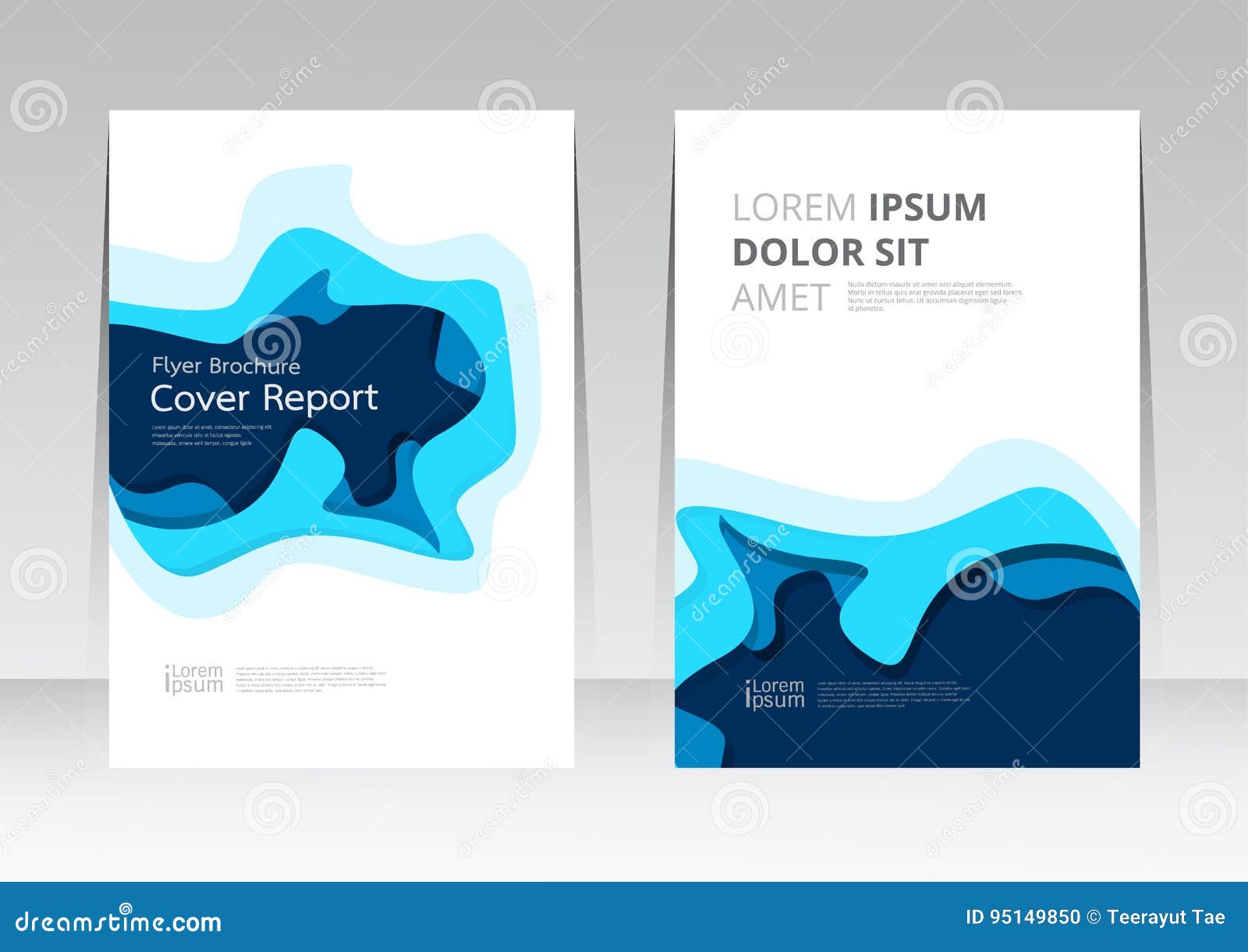 Vector Abstract Design Frame Cover Report Poster Template. Stock Vector ...