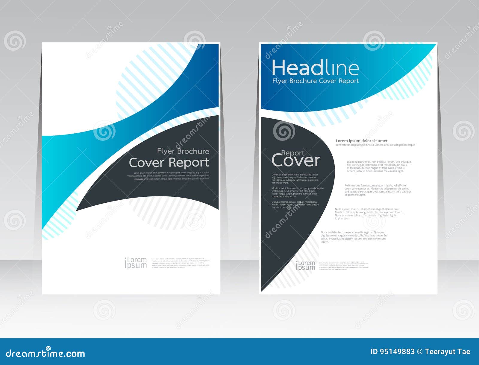 Vector Abstract Design Frame Cover Report Poster Template. Stock Vector ...