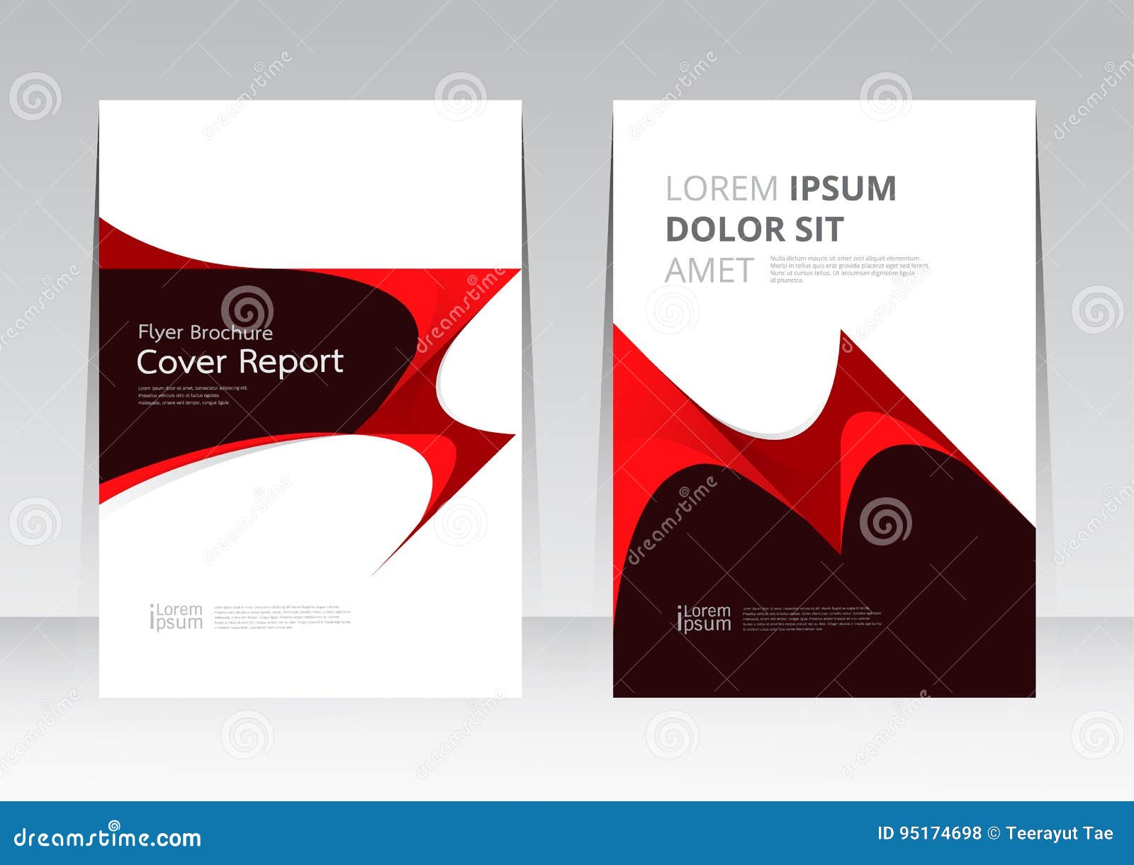 Vector Abstract Design Frame Cover Report Poster Template. Stock Vector ...