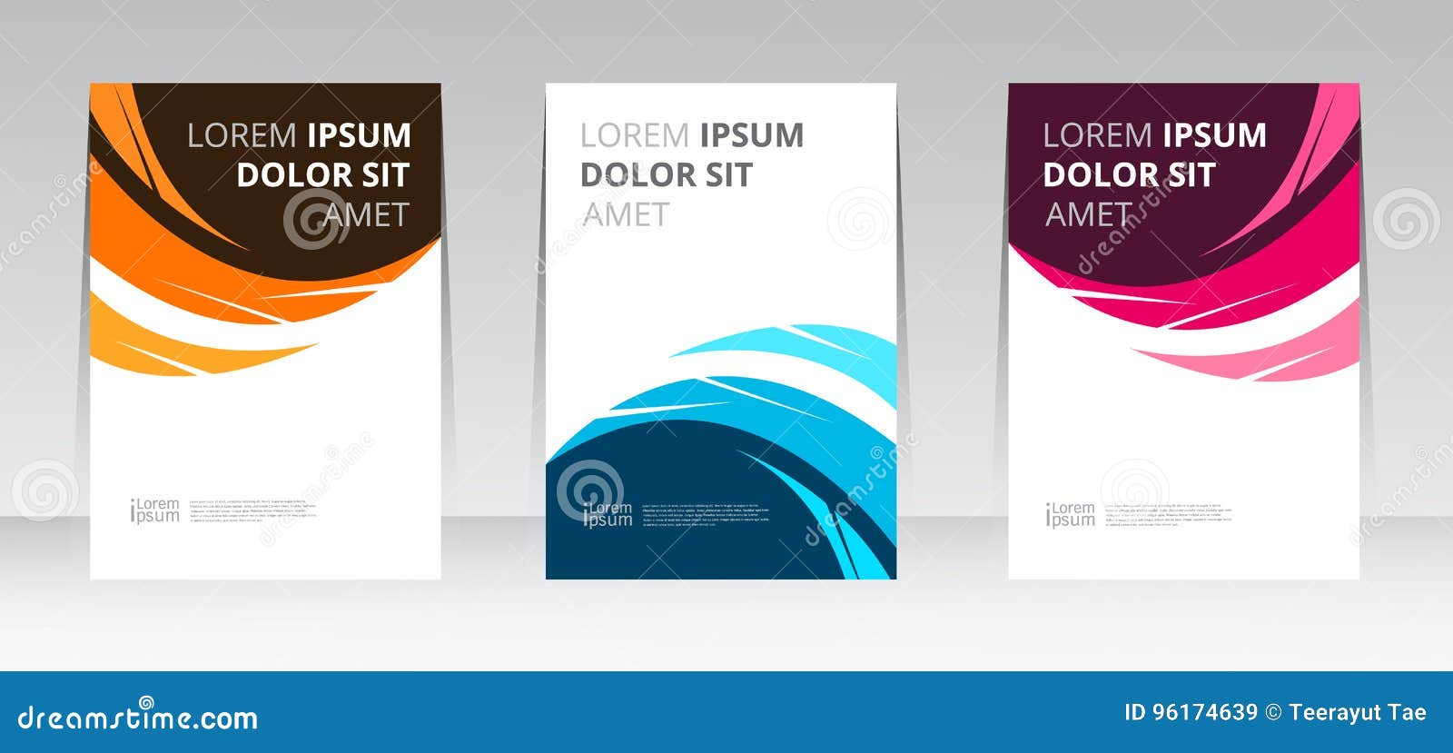 Vector Abstract Design Frame Cover Report Poster Template. Stock Vector ...