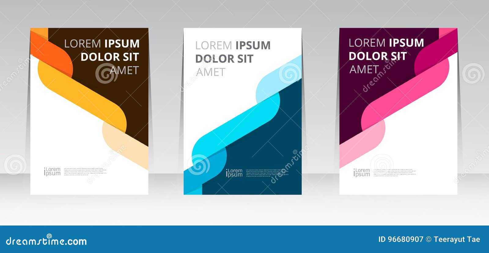 Vector Abstract Design Frame Cover Report Poster Template. Stock Vector ...