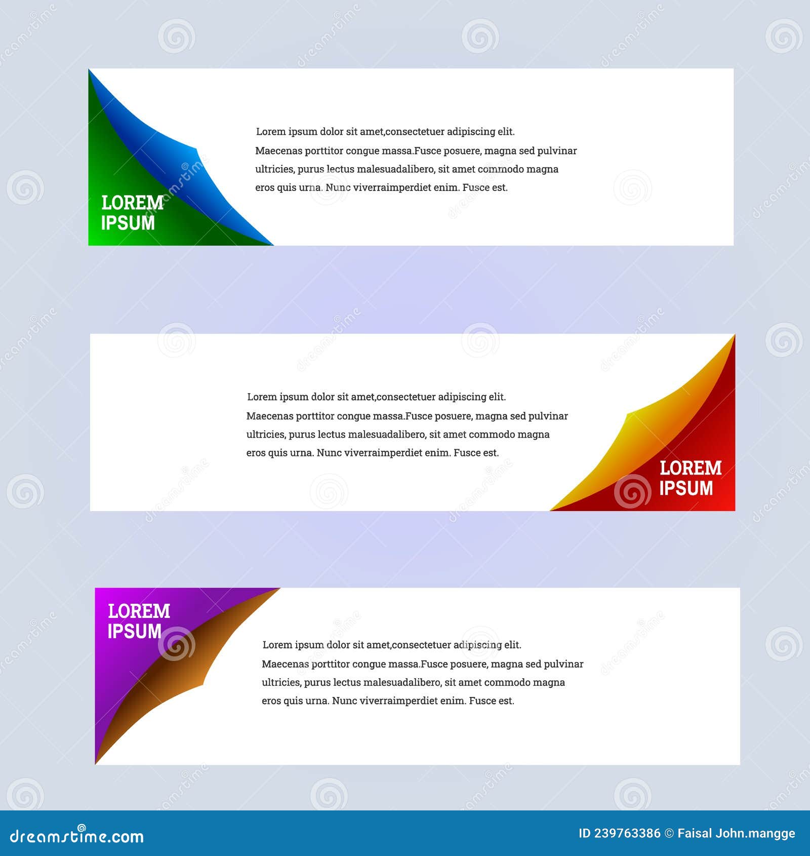 Vector Abstract Design Simple Banner Web Template Stock Vector ...