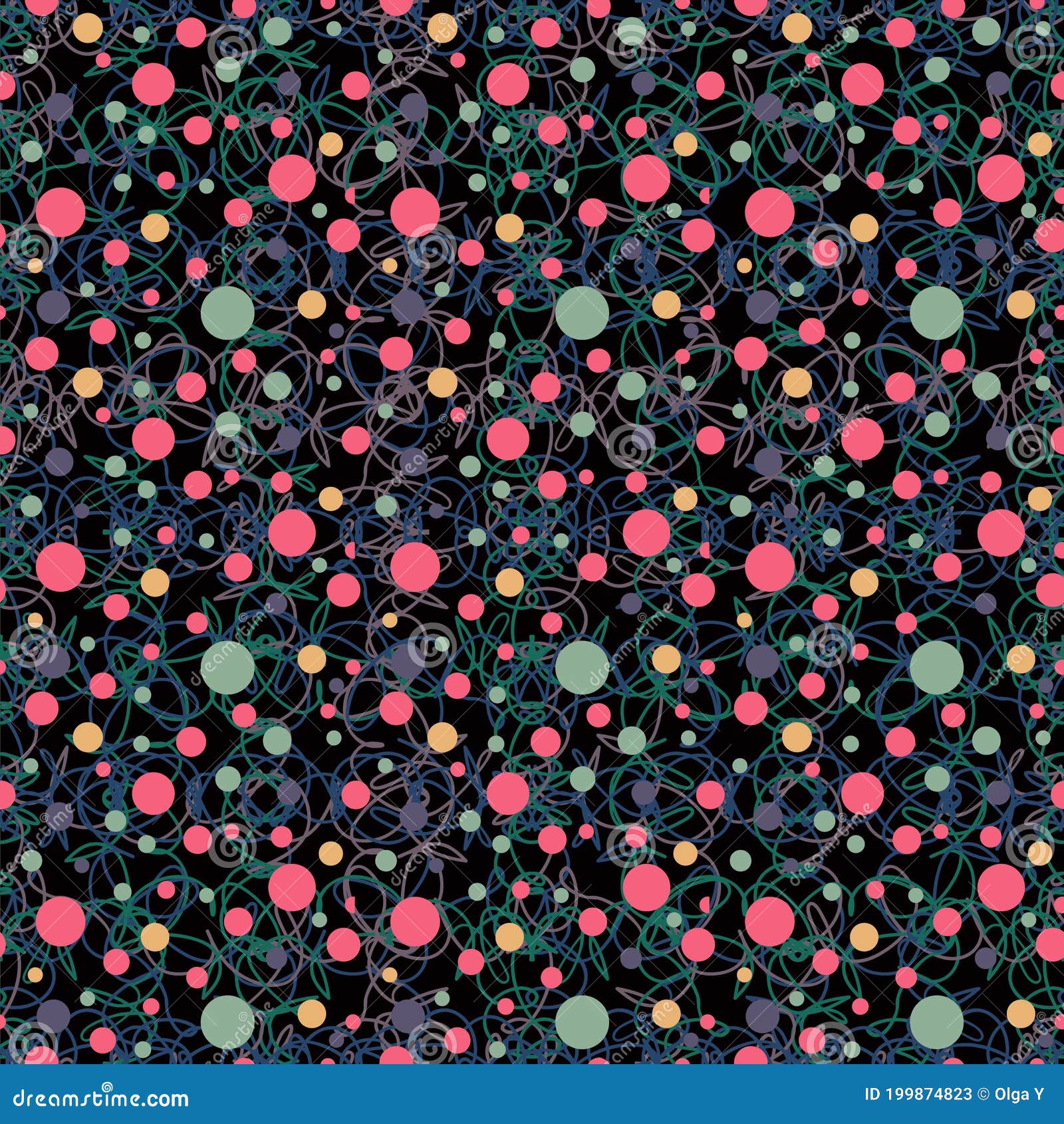 Vector Abstract Design Templates Collection with Irregular Circles ...