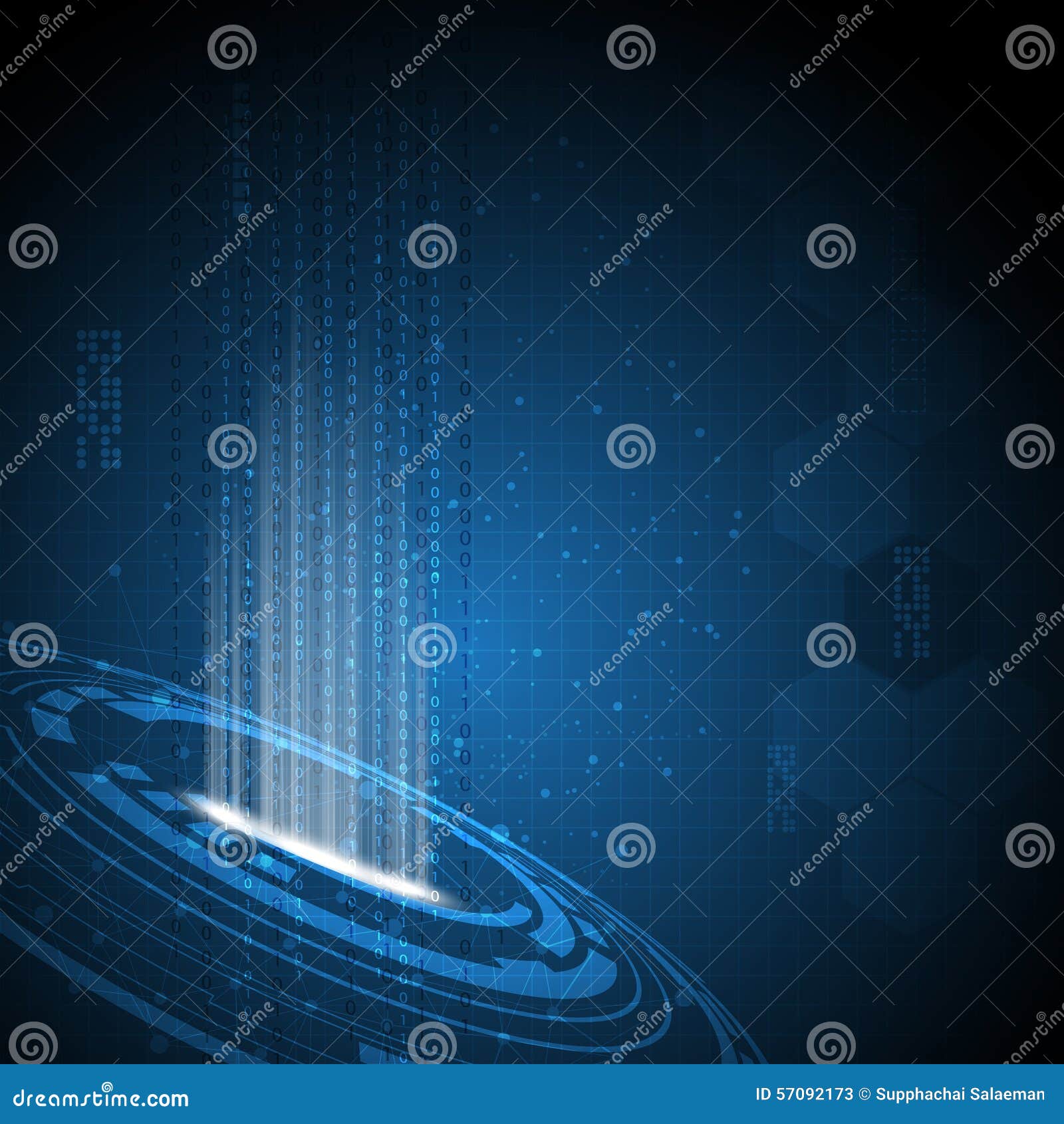 Vector Abstract Digital Technology Innovation Background Stock Vector ...