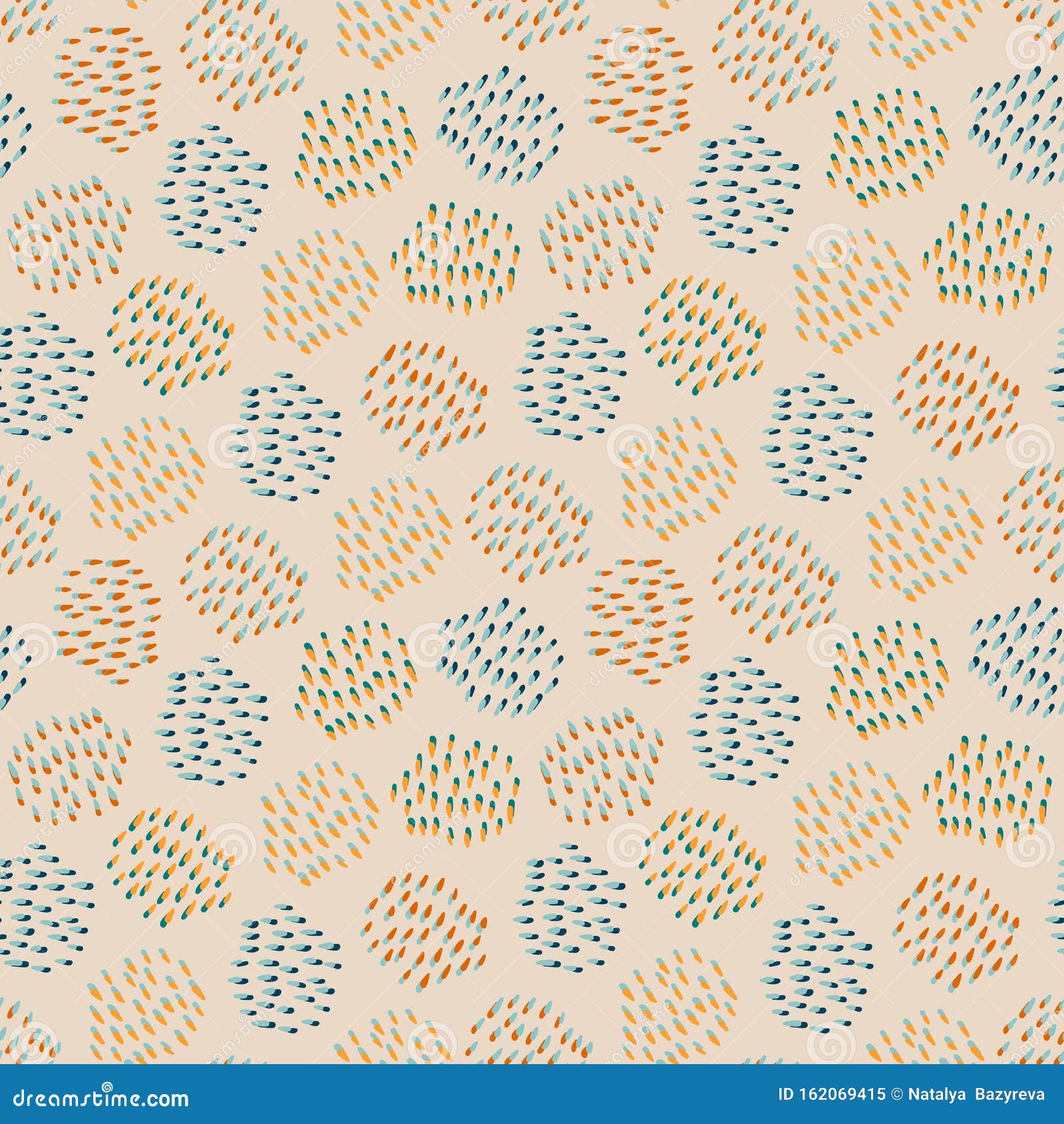 Elegant Dotted Seamless Pattern Stock Image - Image of fashion, design ...