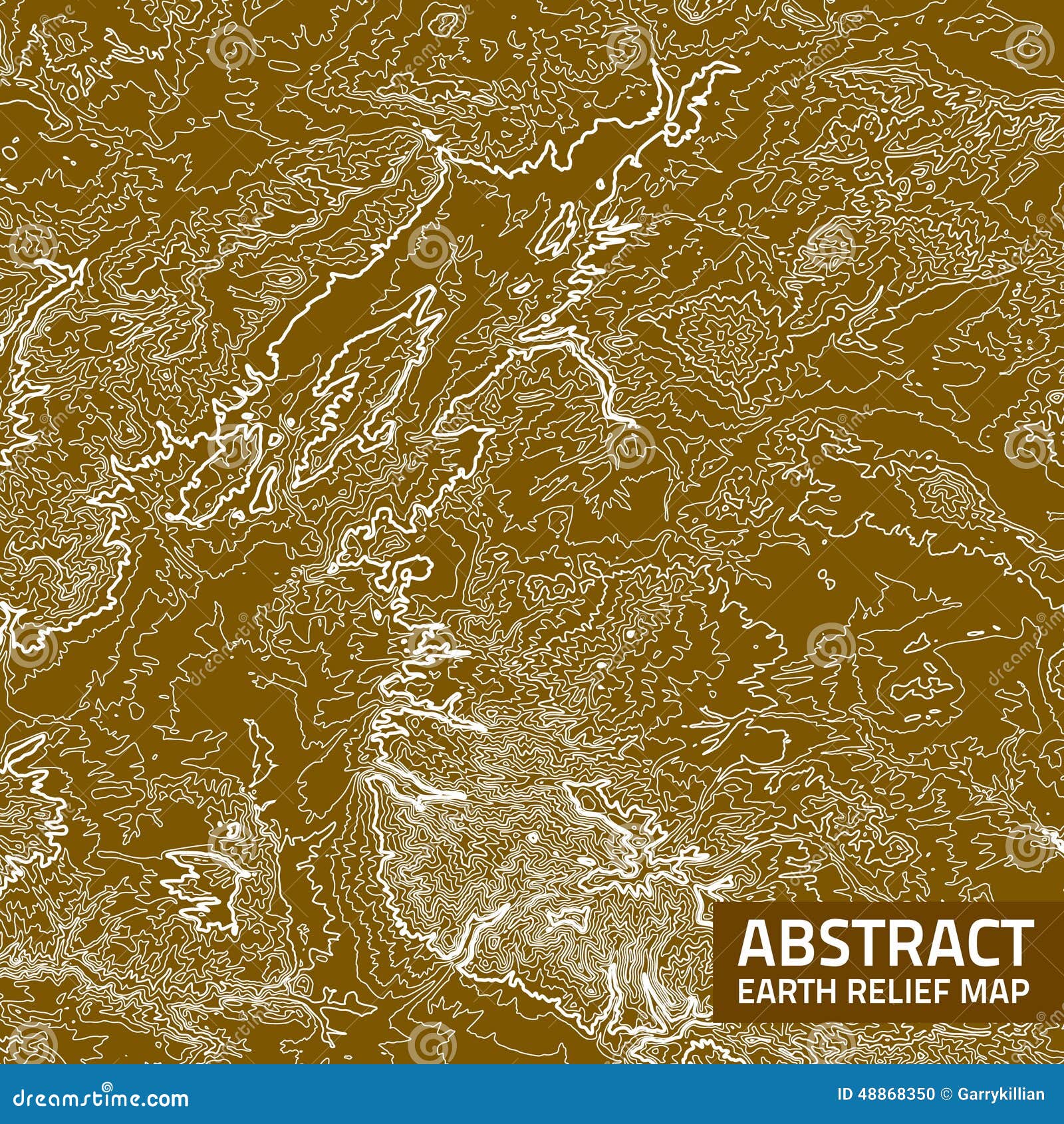 Vector Abstract Earth Relief Map. Stock Vector - Illustration of copy ...