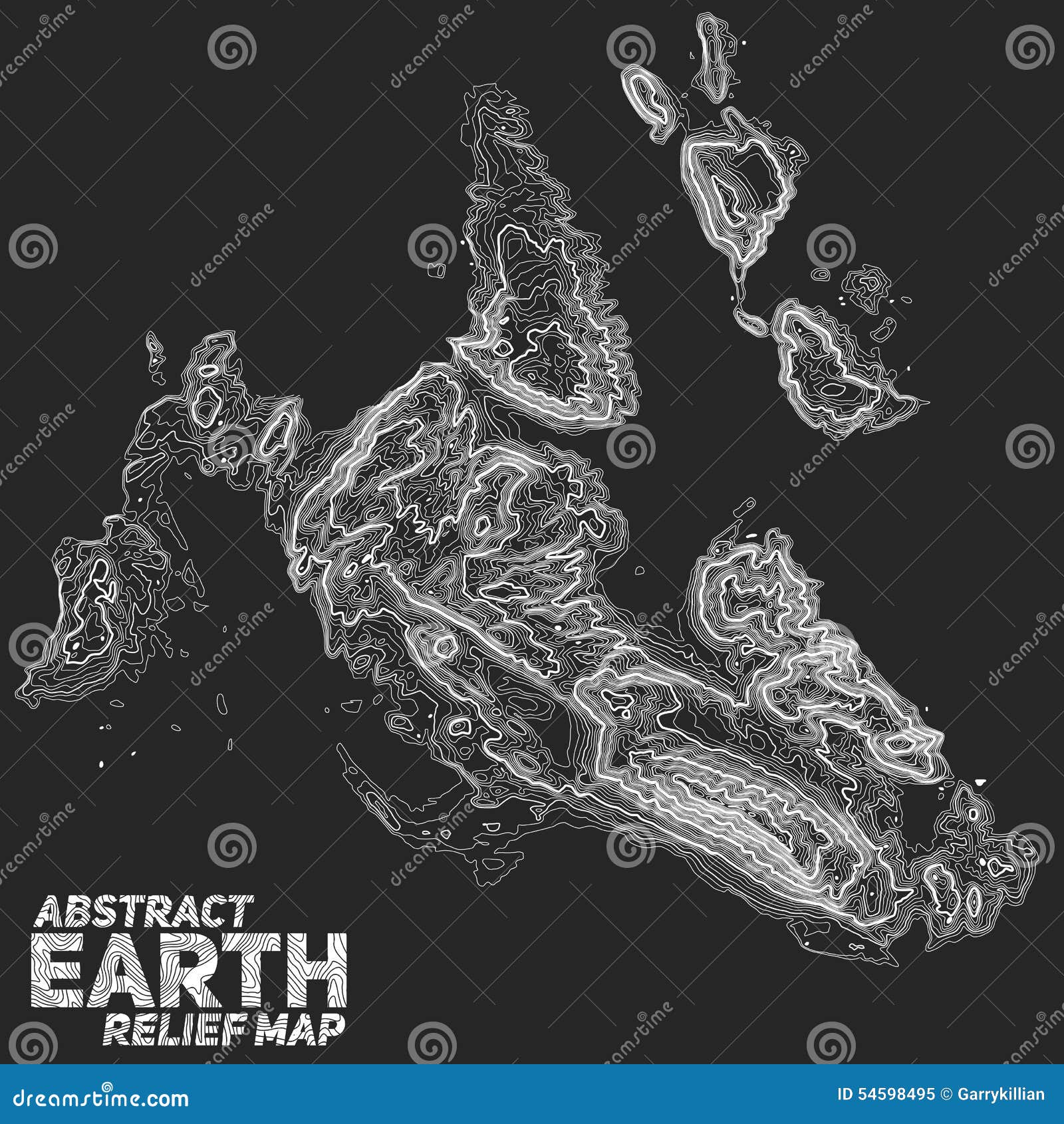 Relief Map With Heights Of Germany Stock Photo | CartoonDealer.com ...