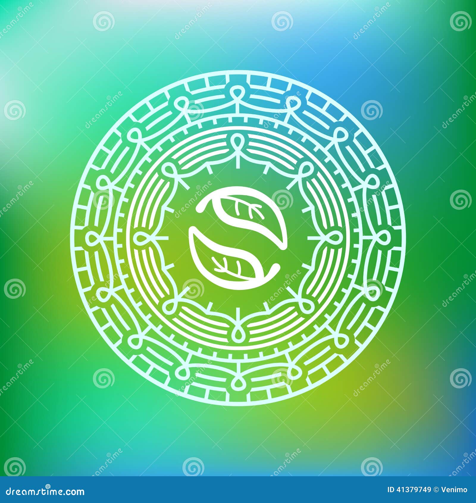 Vector Abstract Ecology Symbol Stock Vector - Illustration of organic ...