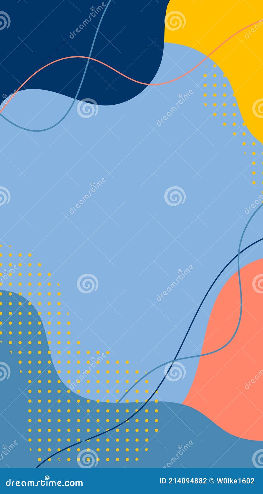 Vector Abstract Editable Feed Template for Instagram Stories, Social ...