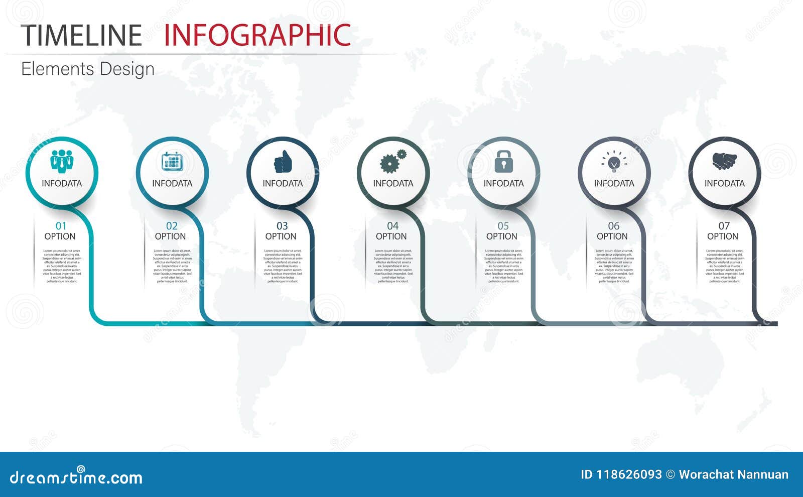 Vector Abstract Element Timeline Infographics. Design for Business or ...