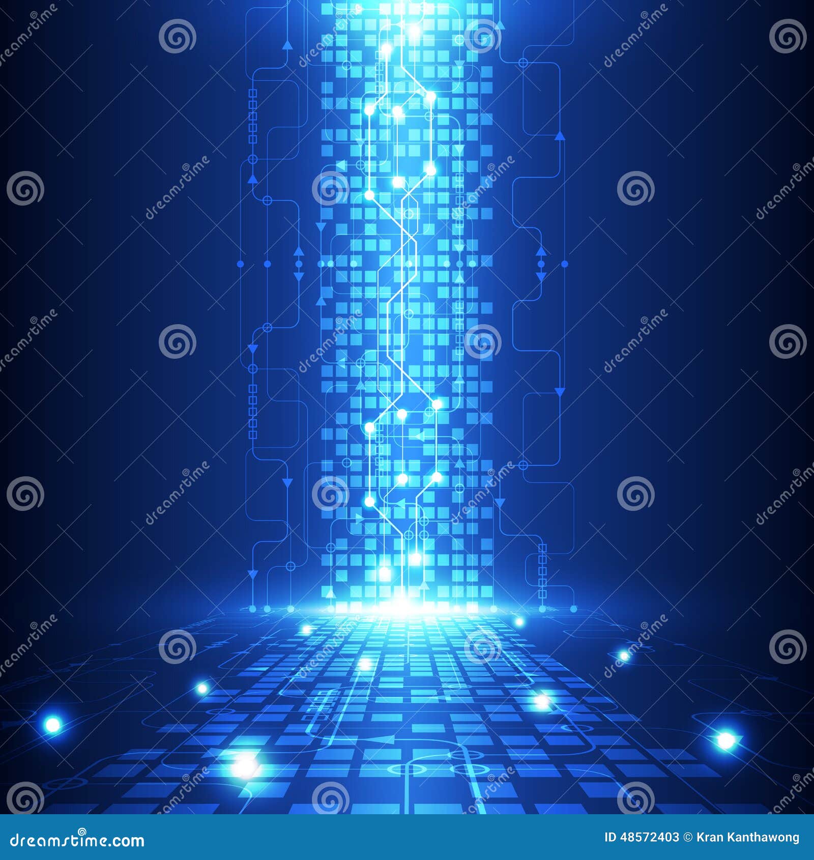 Vector Abstract Engineering Future Technology, Electric Telecom ...