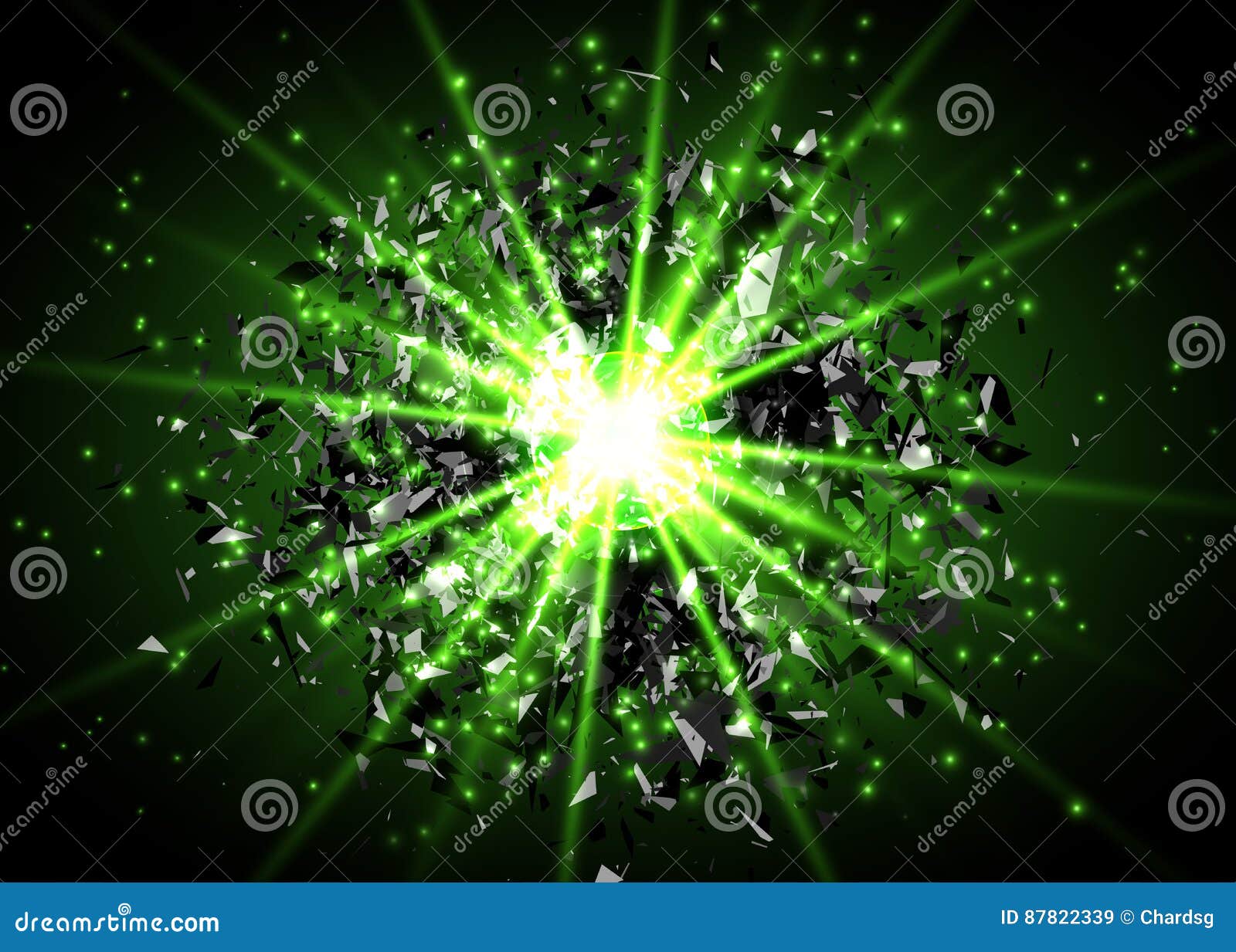 Bright Blast In Dark. Vector Abstract Background. | CartoonDealer.com ... Bright Blast In Dark. Vector Abstract Background. | CartoonDealer.com ...