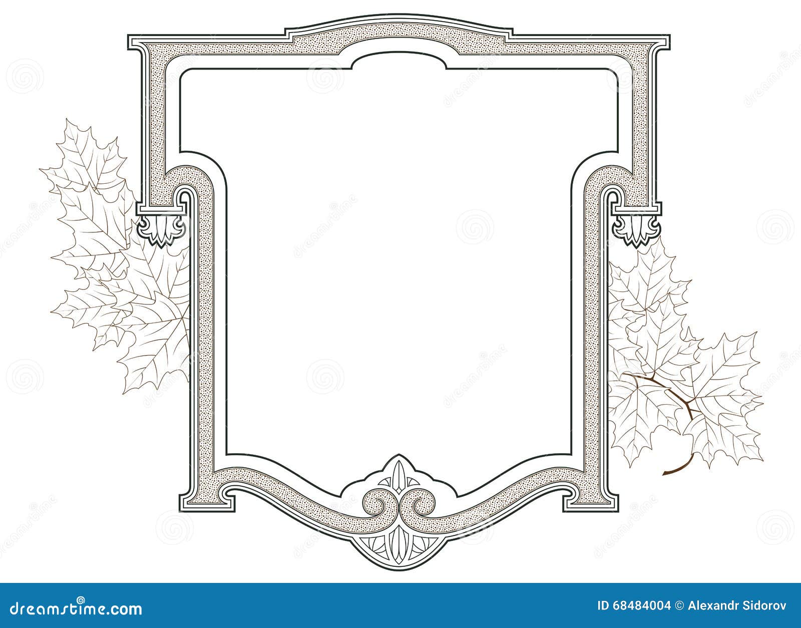 Vector Abstract Framework from the Bound Flowers and Plants for ...