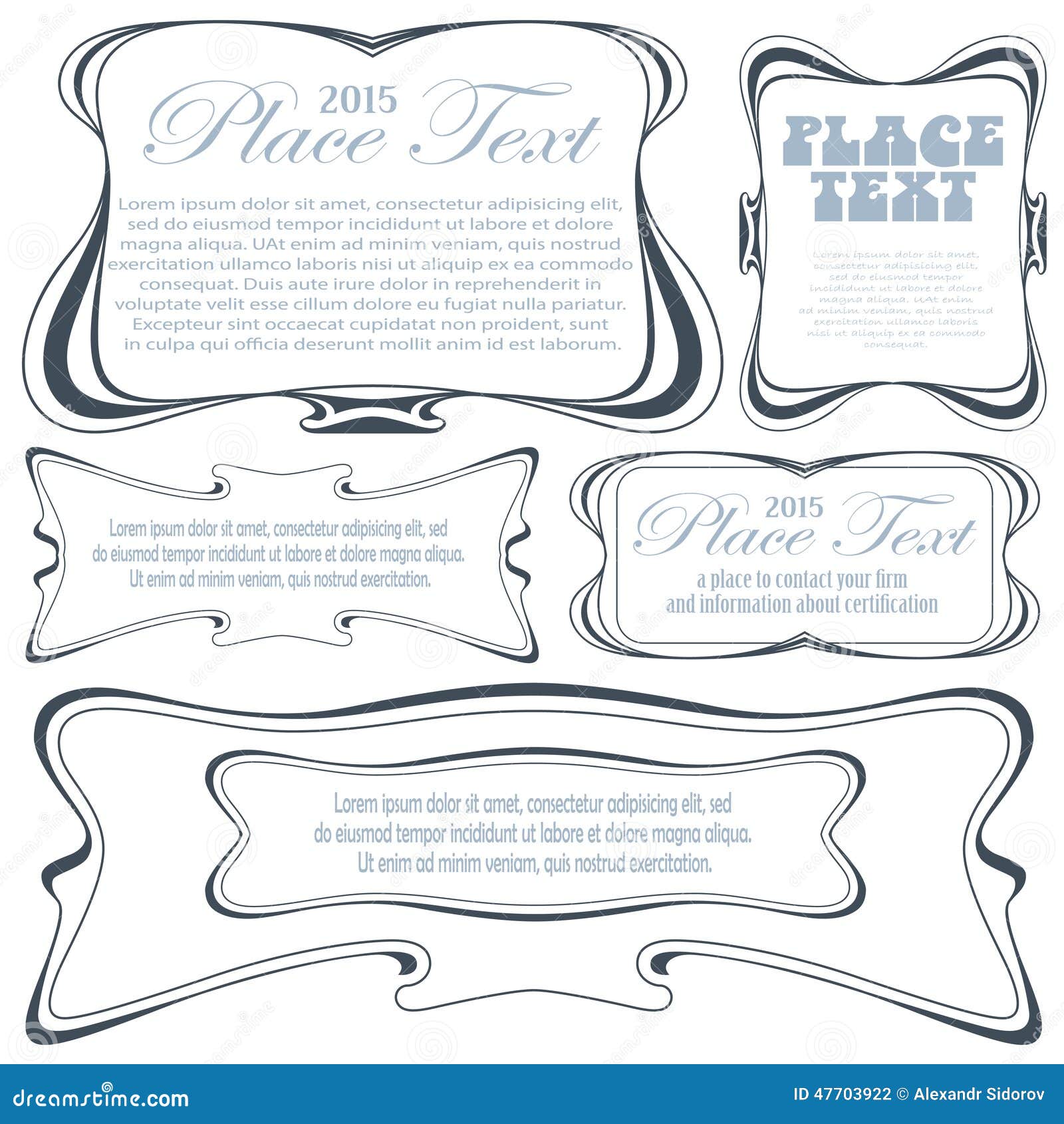 Vector Abstract Framework from the Bound Lines Stock Vector ...