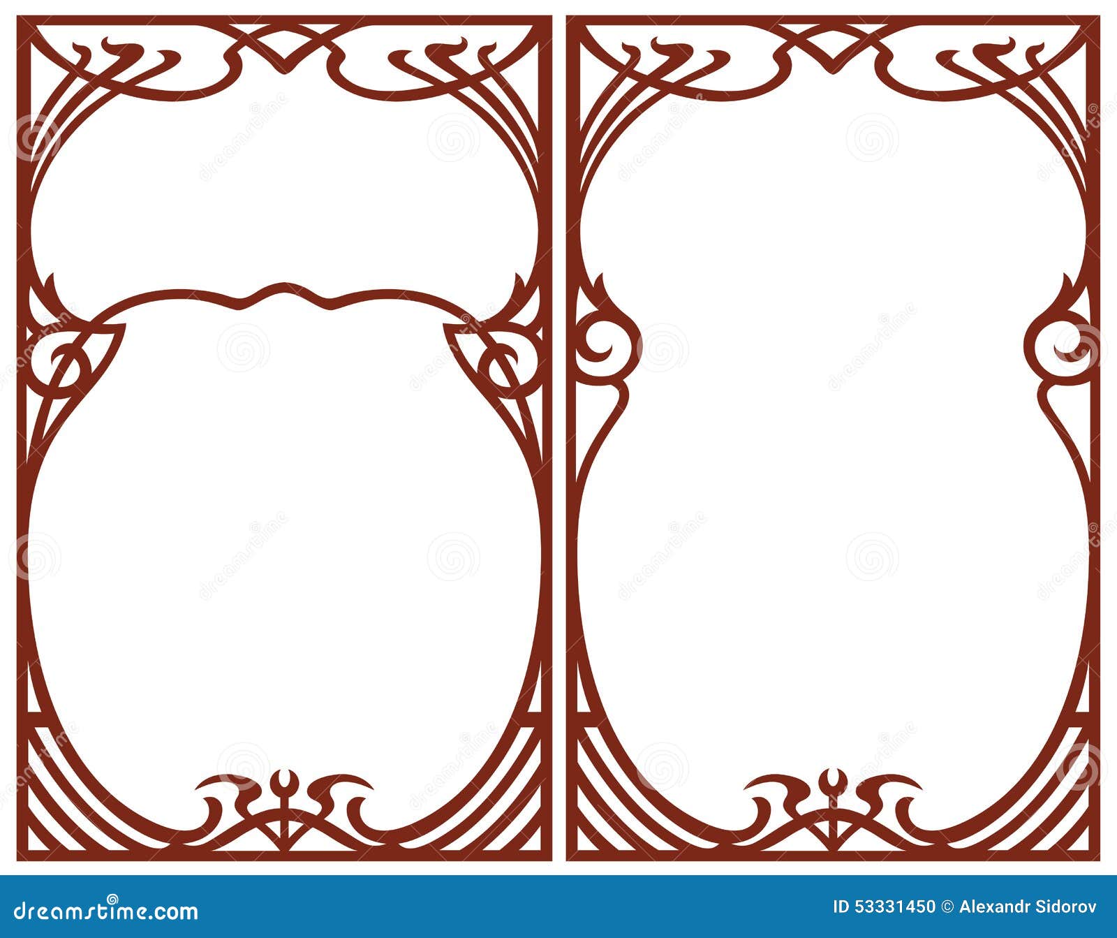 Vector Abstract Framework from the Bound Lines Stock Vector ...