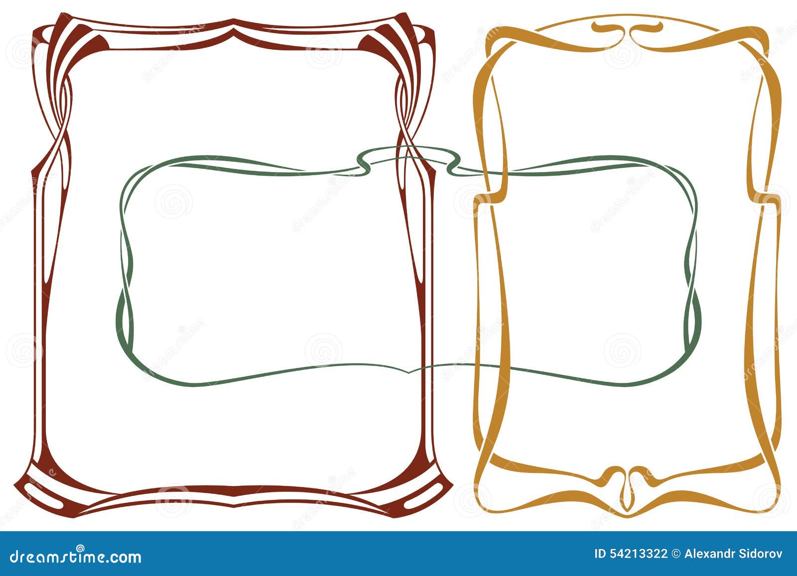 Vector Abstract Framework from the Bound Lines Stock Vector ...