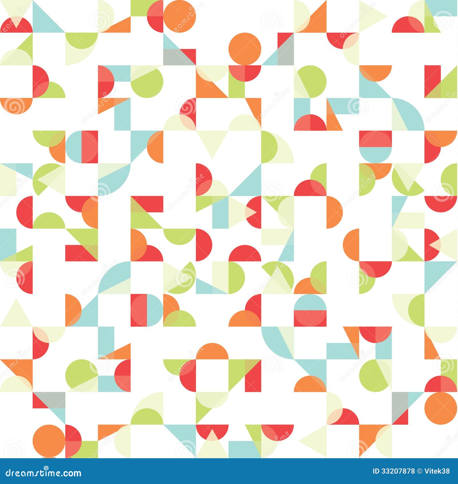 Vector Abstract Funky Background. Seamless Pattern. Royalty Free Stock ...