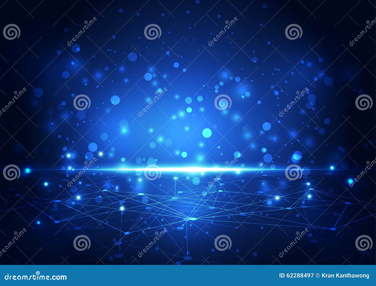 Vector Abstract Future Network Technology, Illustration Background ...