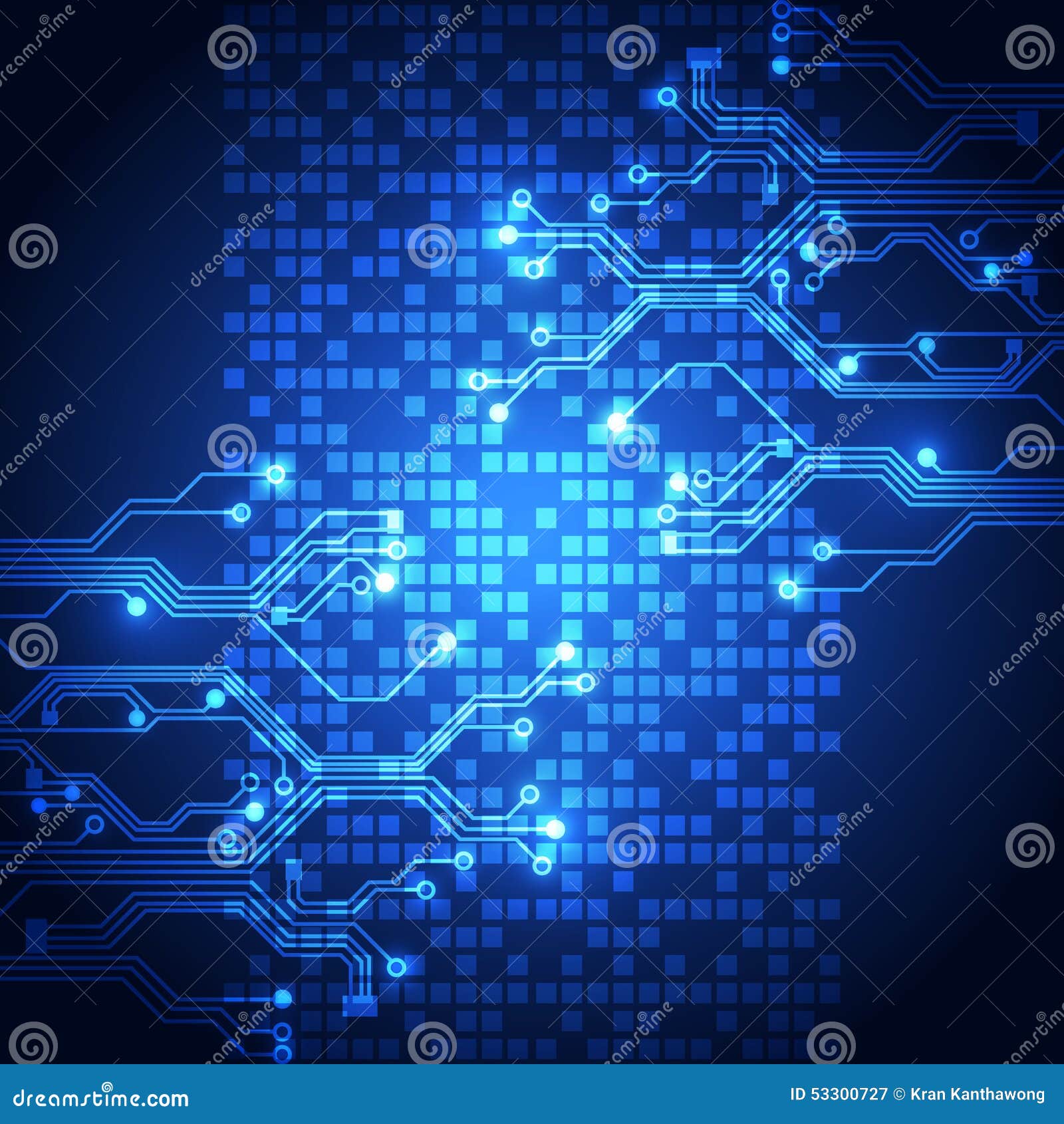 Vector Abstract Future Technology, Electric Telecom Background Stock ...