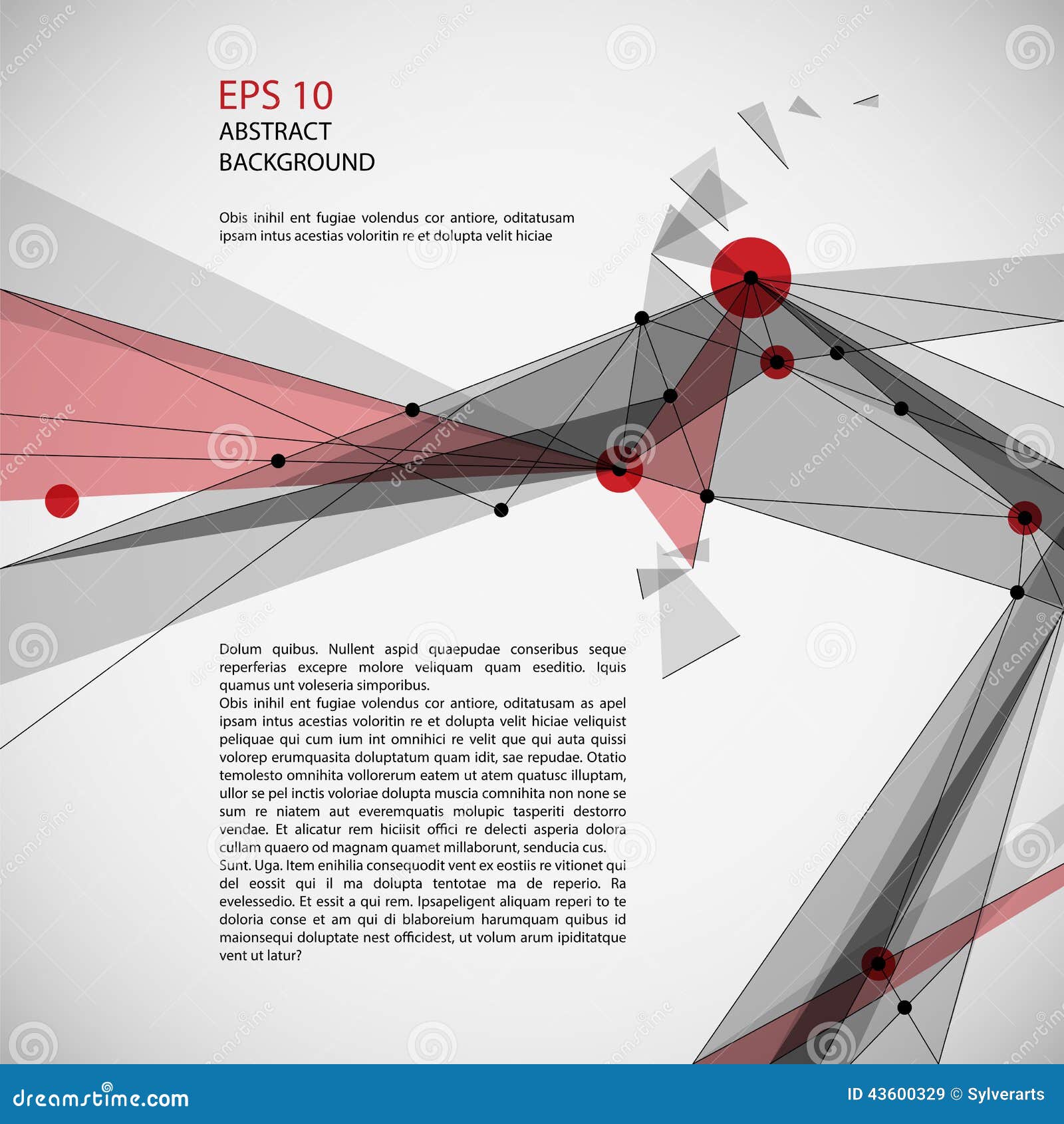 Vector Abstract Futuristic Background. Stock Vector - Illustration of ...