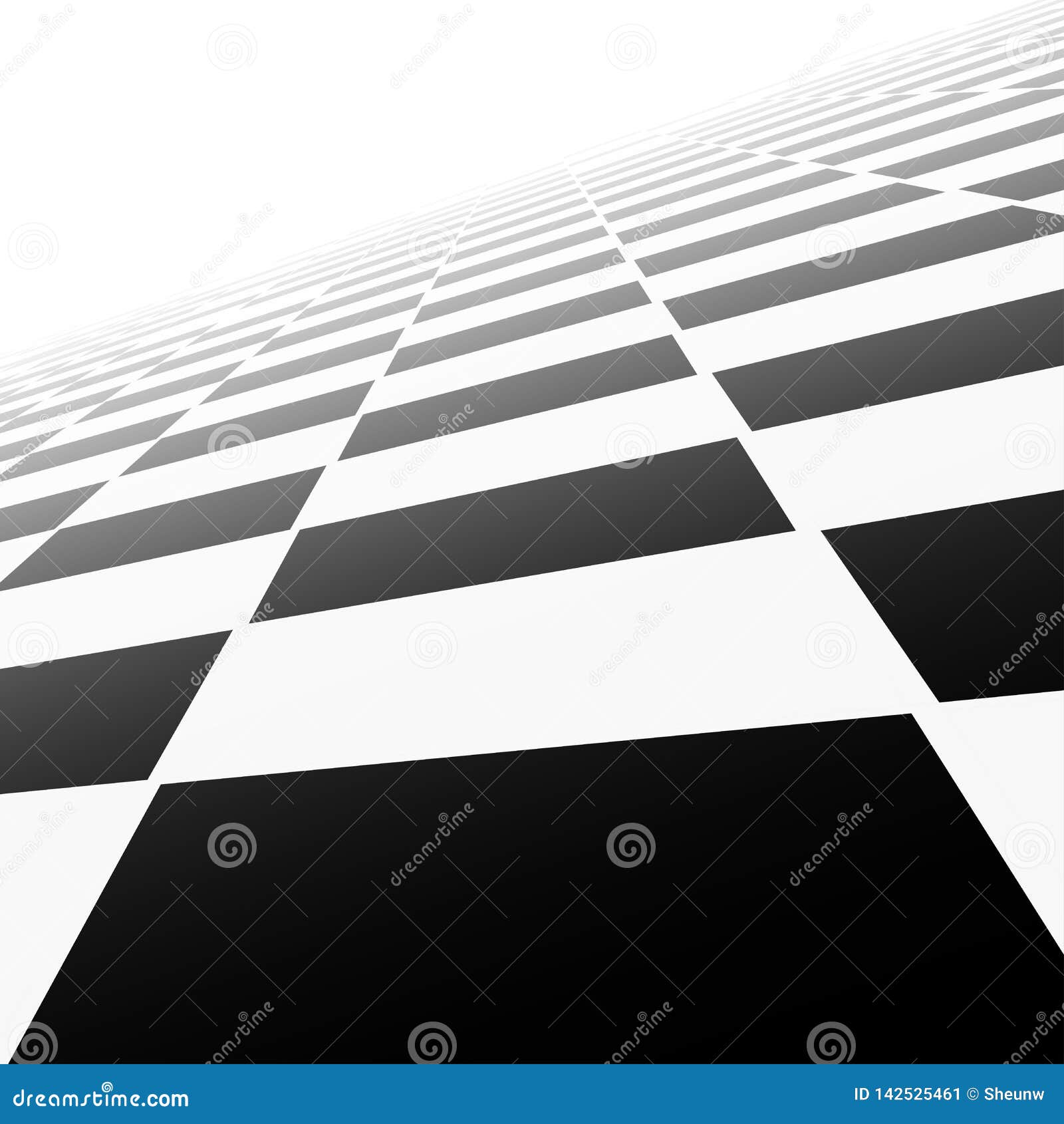 Vector Abstract Futuristic Background with Vision Perspective. Black ...