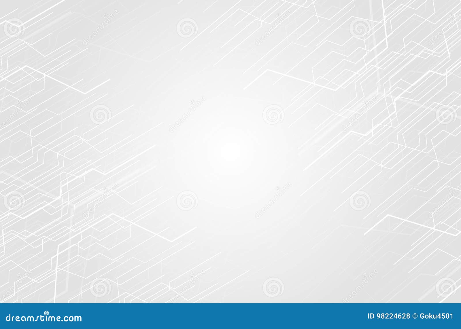 Vector Abstract Futuristic Circuit Board. Computer Technology White ...