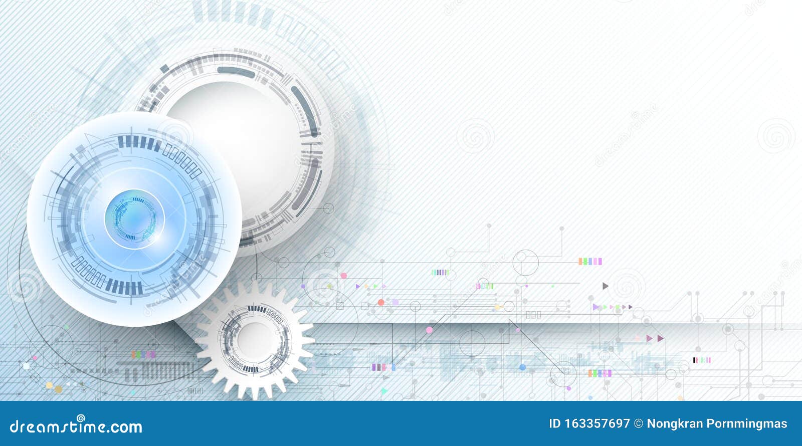 Computer Technology Light Background