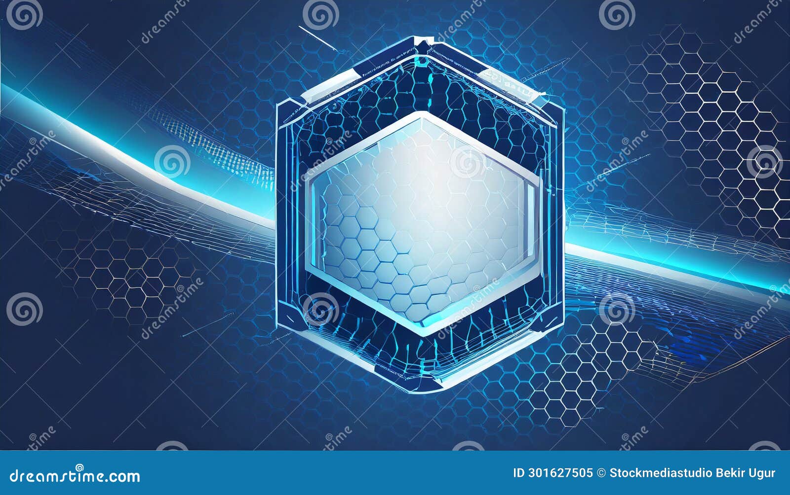 Vector Abstract Futuristic High Digital Technology Blue Color ...