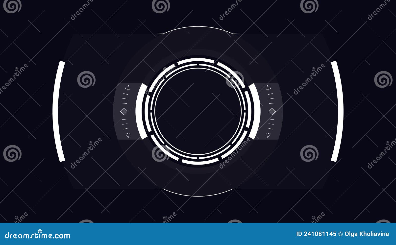Display Panel Template Design Stock Vector - Illustration of panel ...
