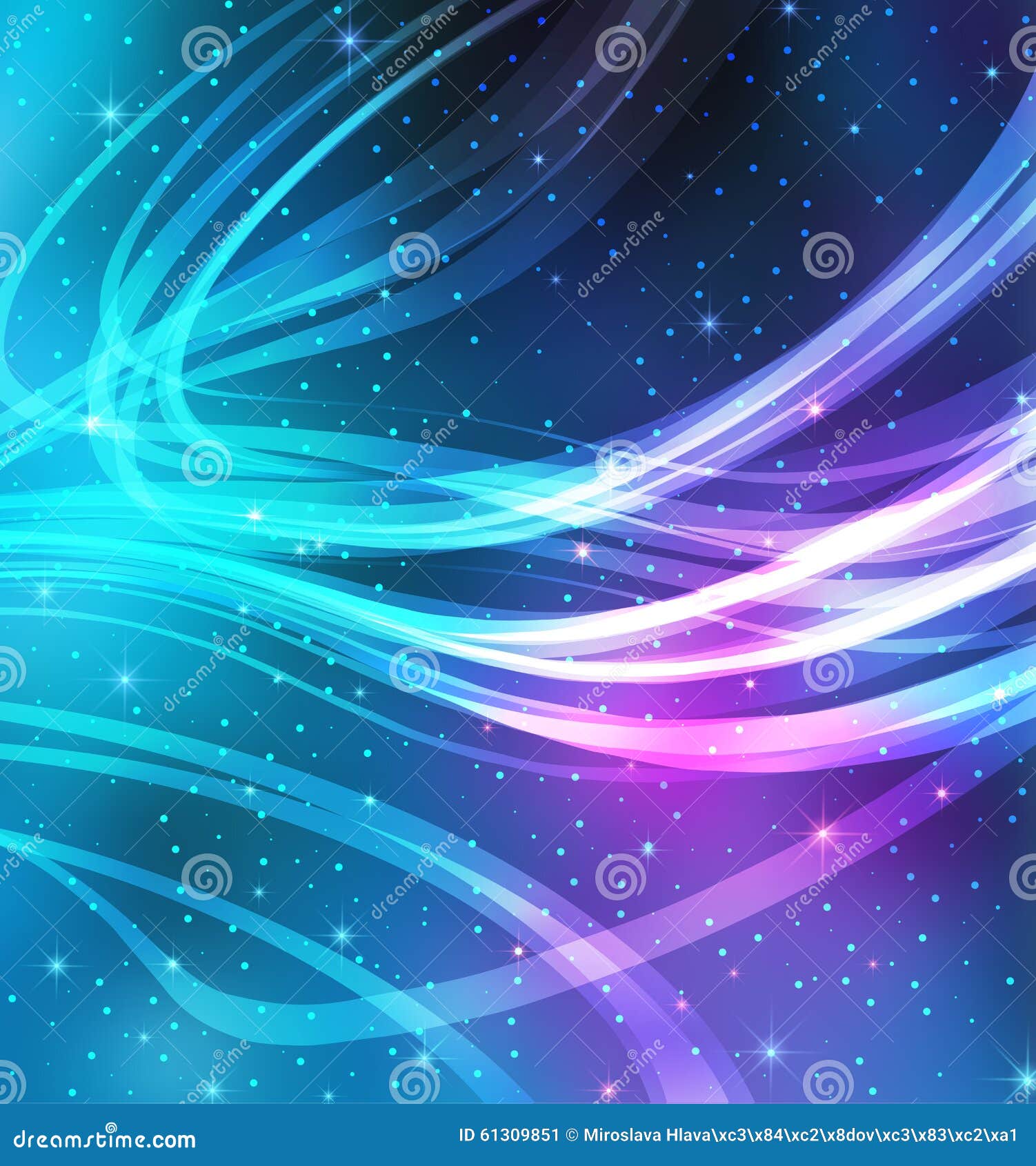 Vector Abstract Galaxy stock vector. Illustration of bright - 61309851