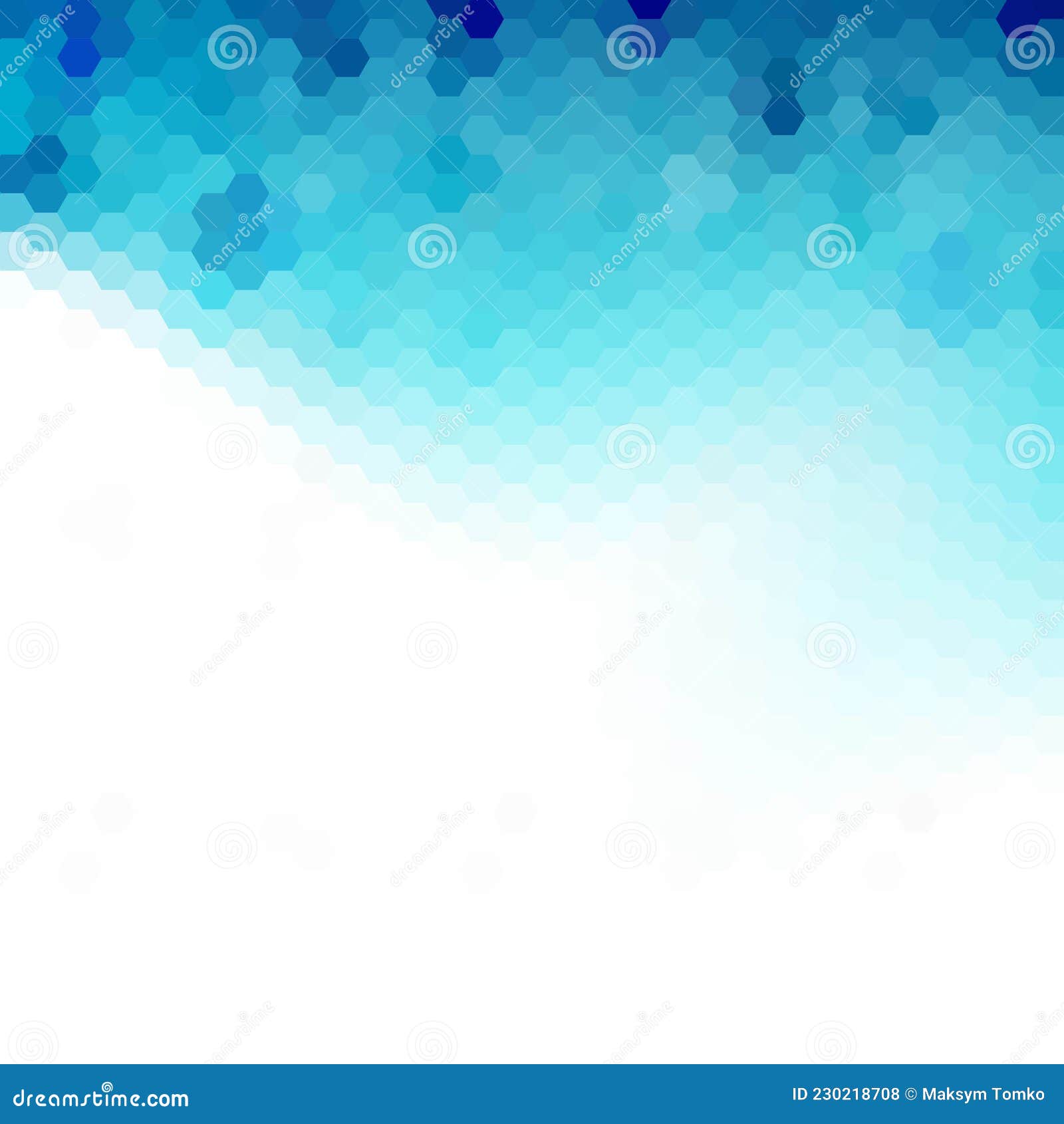 Vector Abstract Geometric Background. Brochure Template Design. Blue ...