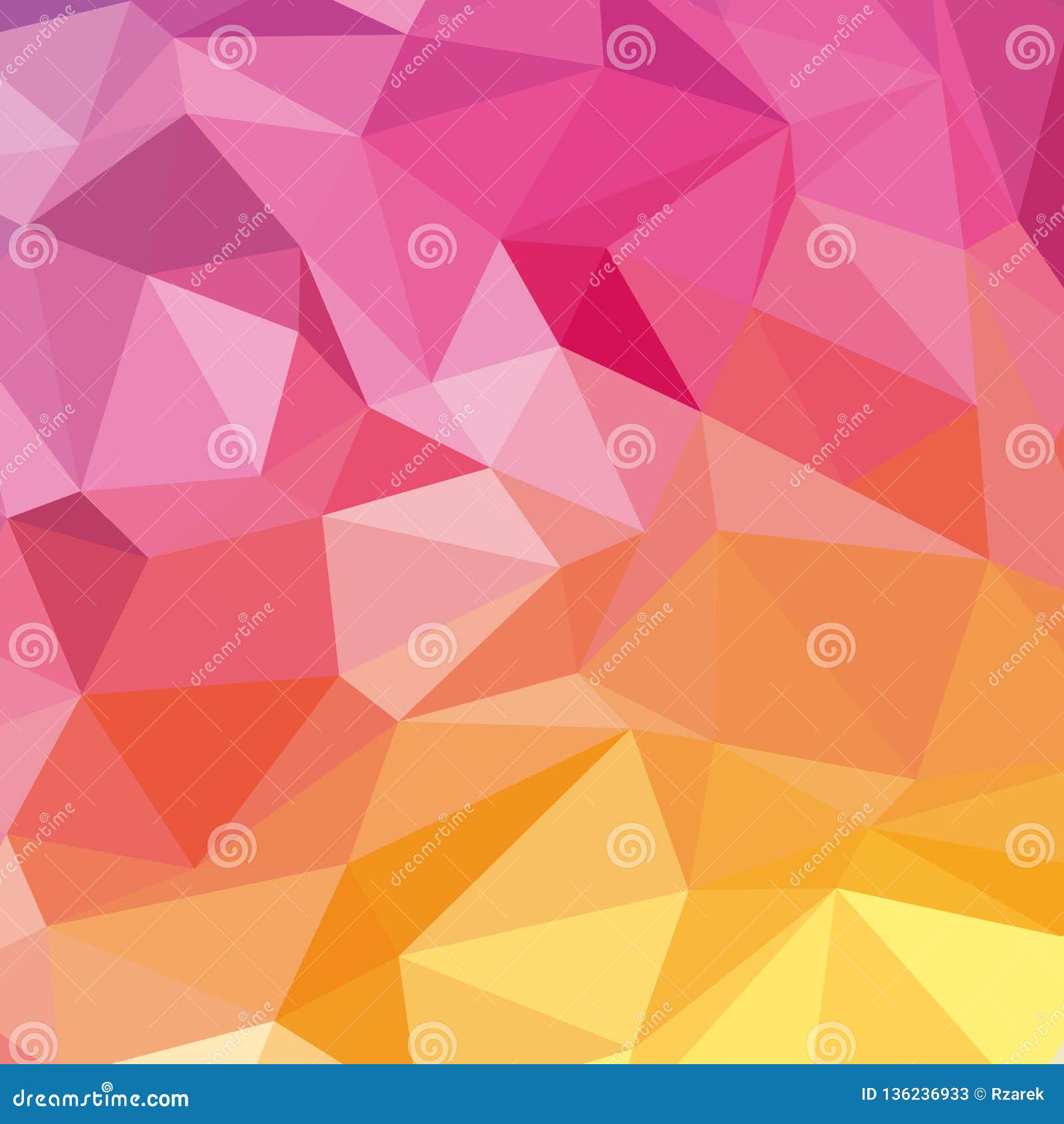 Vector Abstract Geometric Background with Color Triangular Polygons ...